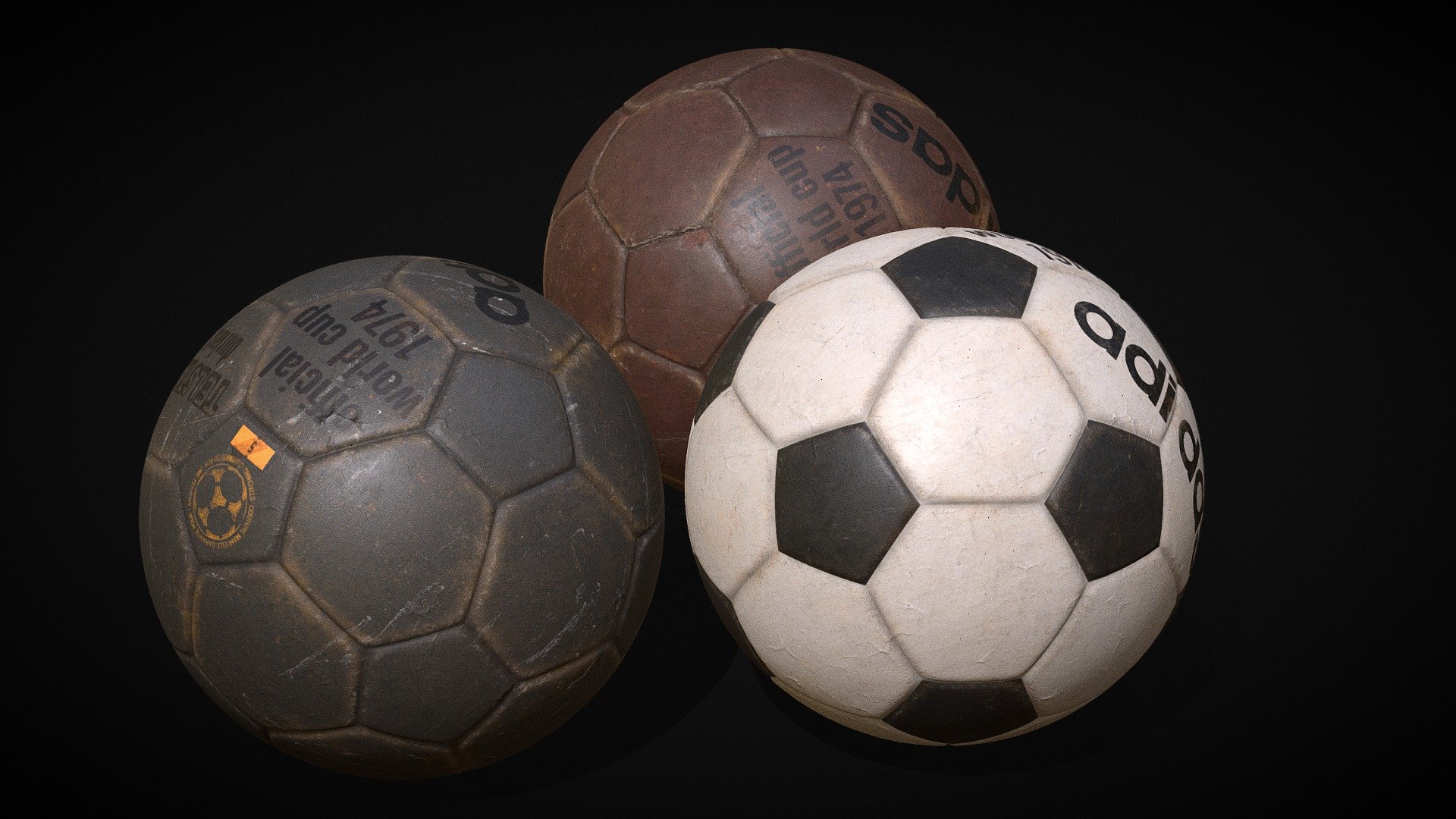 Football Balls Adidas - Download Free 3D model by Kirill Filantyev (@Kirill_Filantyev) [ecee056 ...