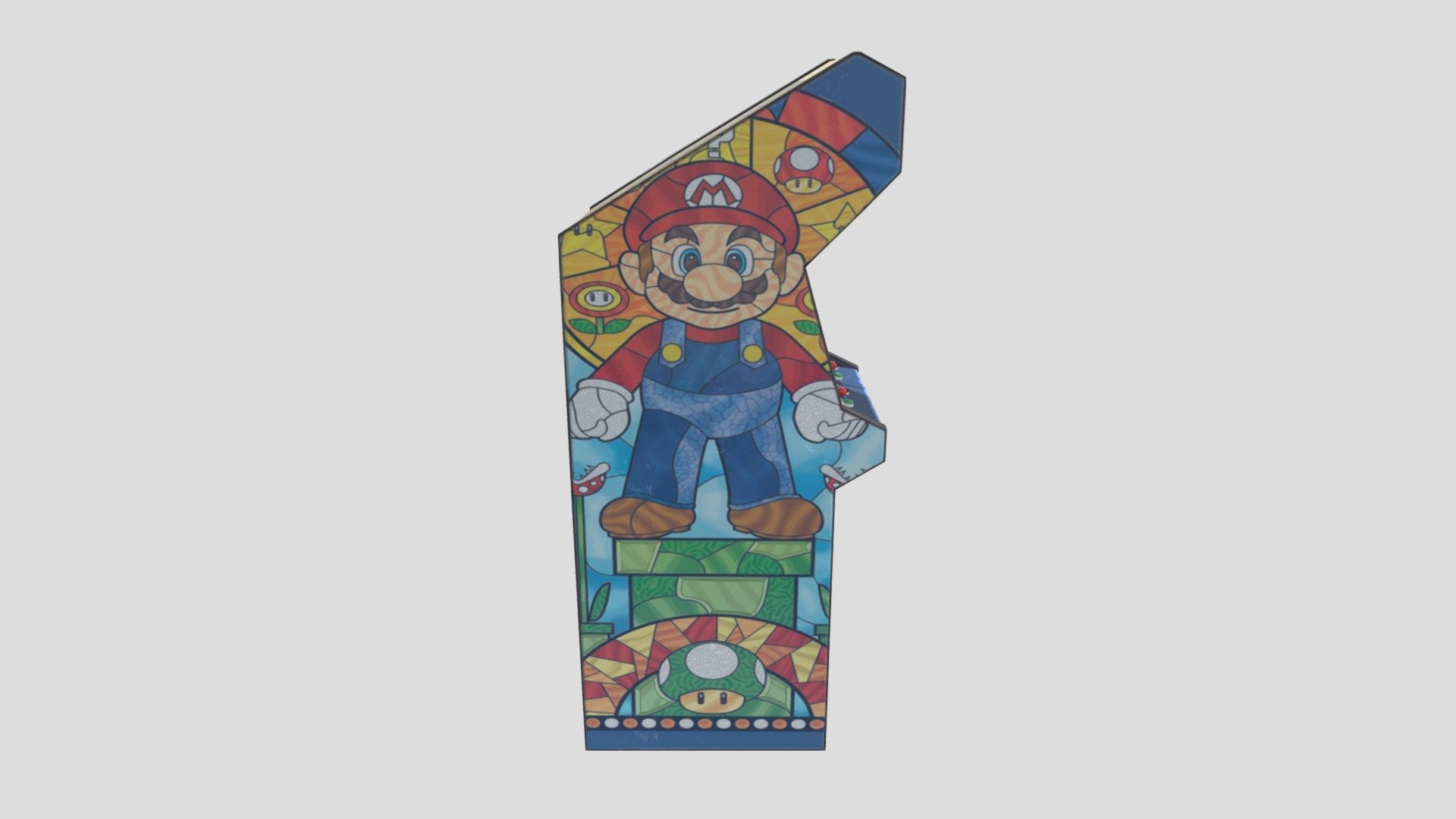 Mario bros Arcade - 3D model by NicolasSejas [eceec04] - Sketchfab