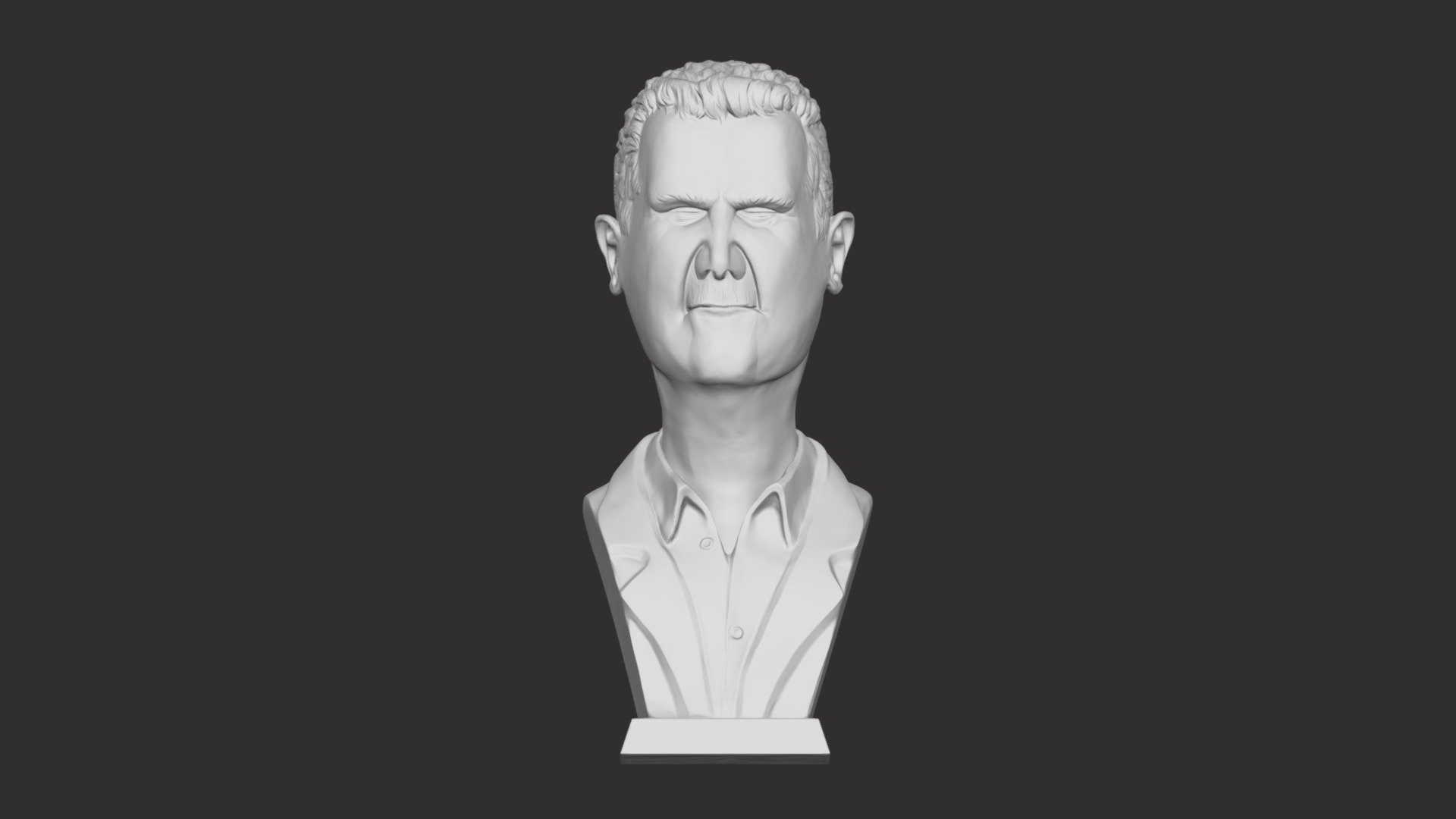 Bashar al-Assad statue 3d model - 3D model by Ibrahim.El.Oudley ...