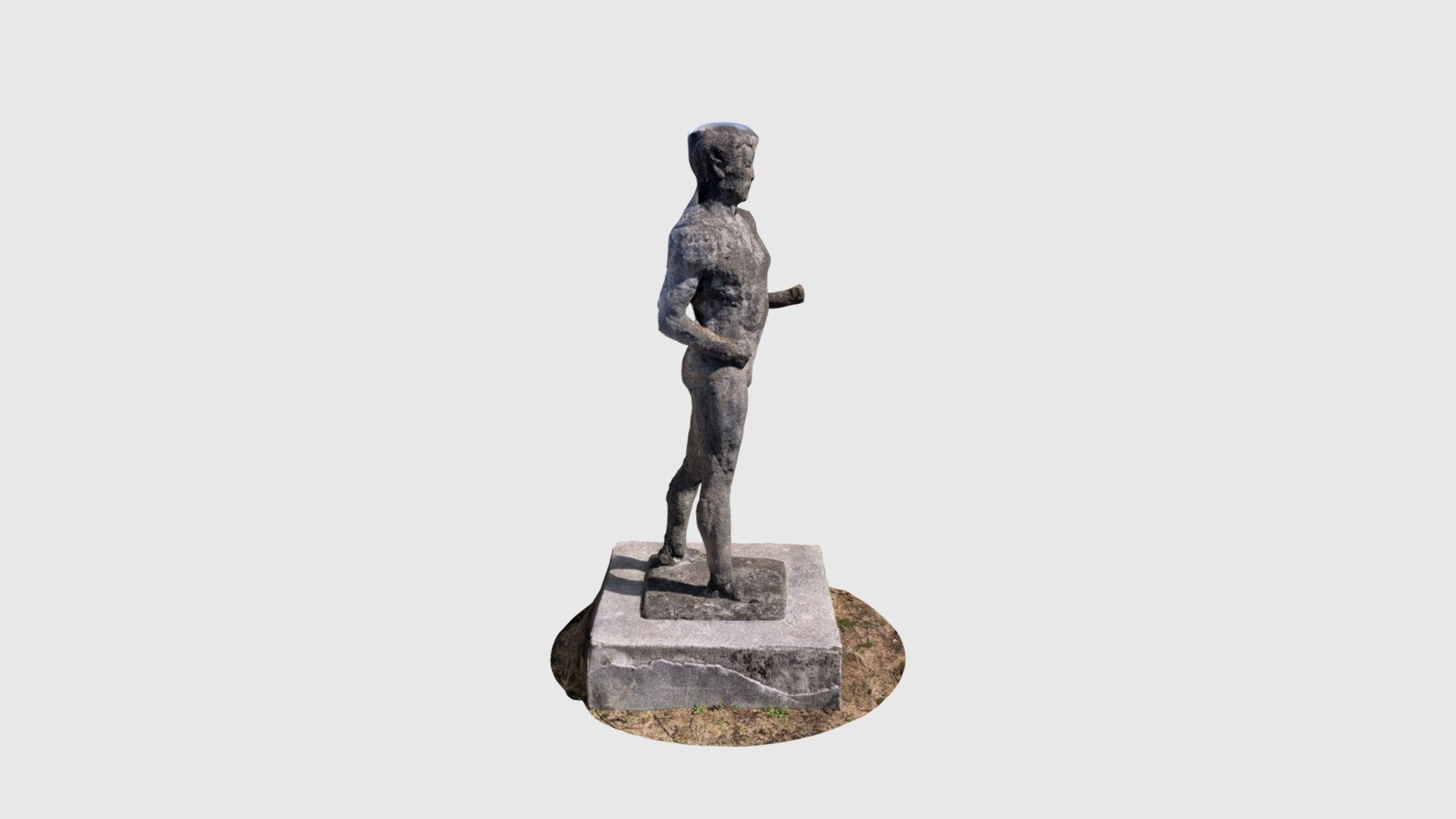 Statue of man - Download Free 3D model by kotepe [ecef3b4] - Sketchfab