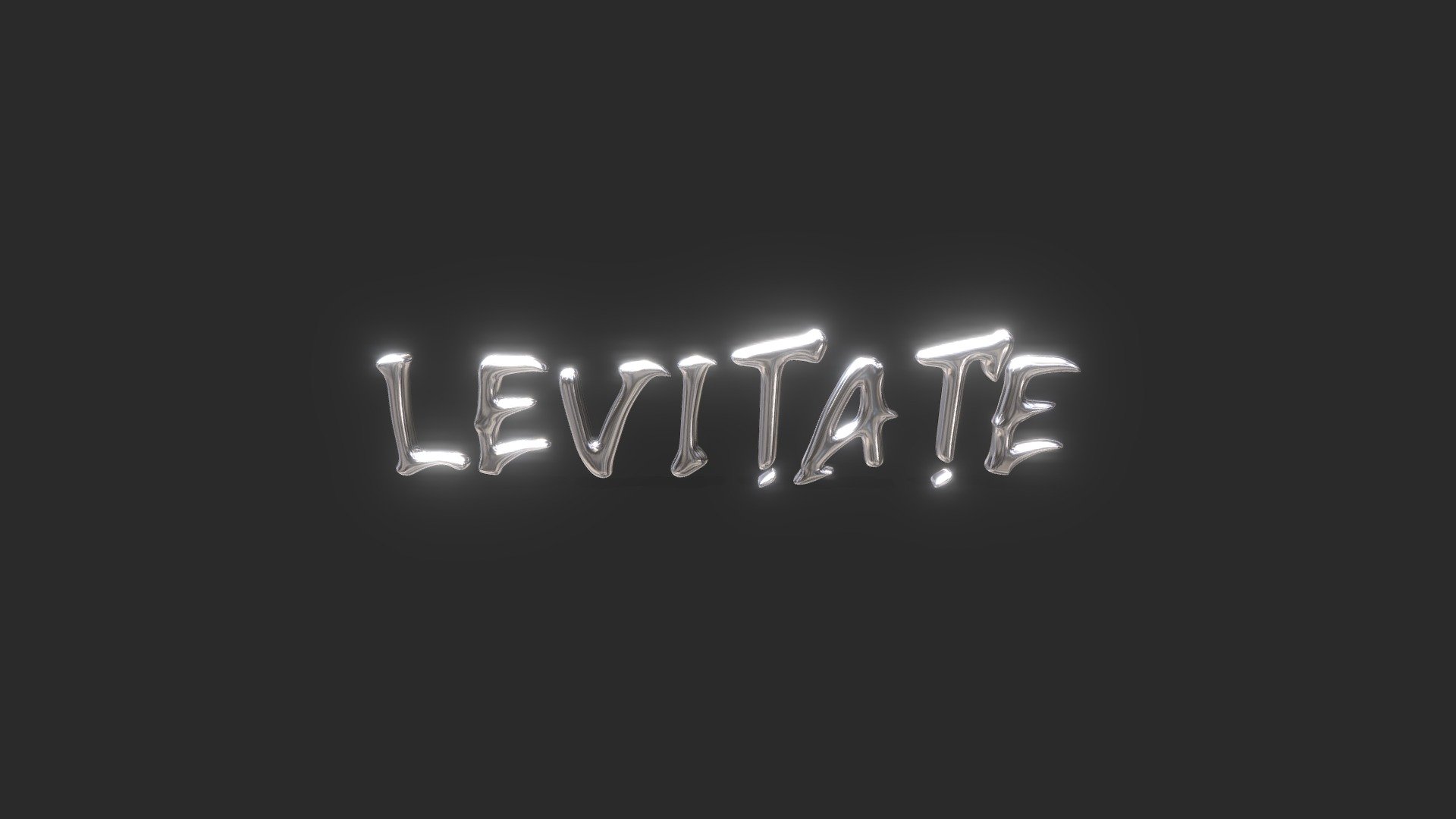 Levitate text - Download Free 3D model by vsese (@veskee) [ecefb82 ...