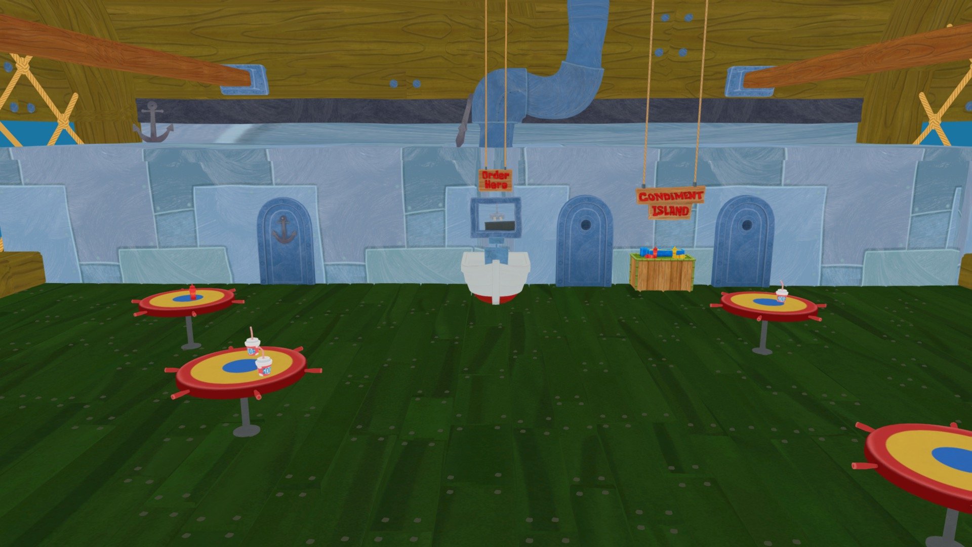 BFBBR - The Krusty Krab - 3D model by SMF Features Developed From ...