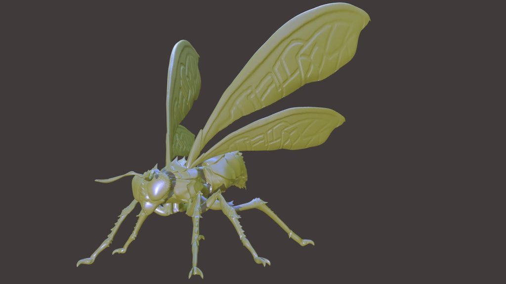 Giant Mutant Wasp - 3D model by Mr Jay (@mrjay) [ecf2cef] - Sketchfab
