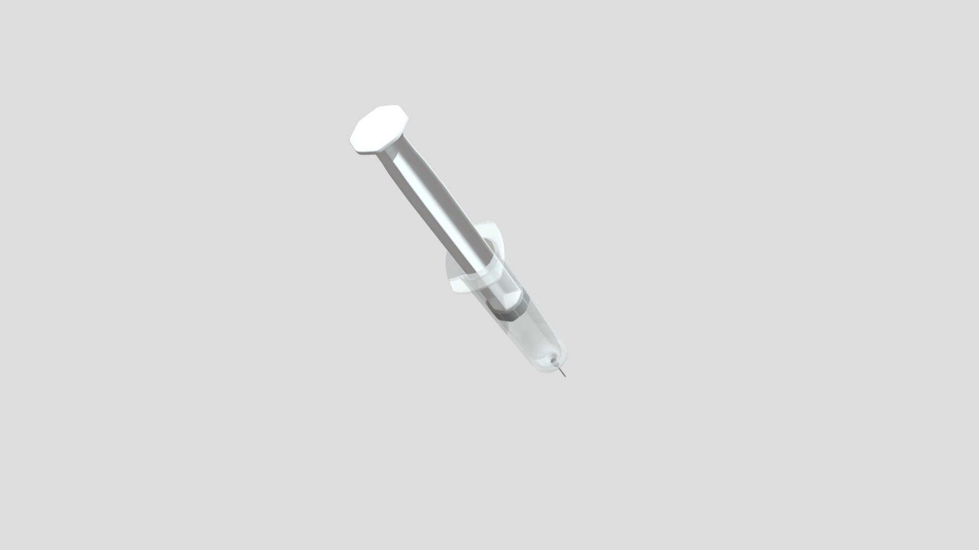 Free Glass Syringe Model - Download Free 3D model by HalfEatenPizza85 ...