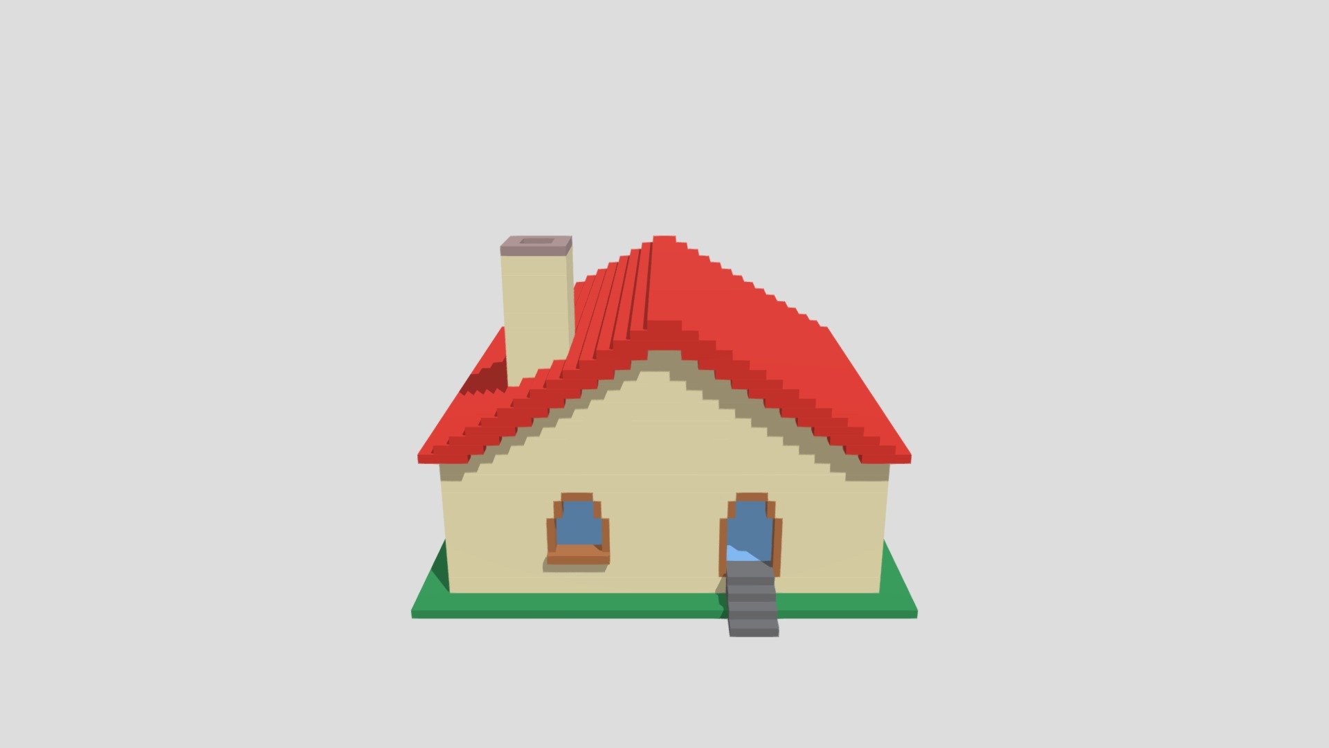 Classic house.Roblox - Download Free 3D model by BRUNO 365 (@BRUNO365 ...