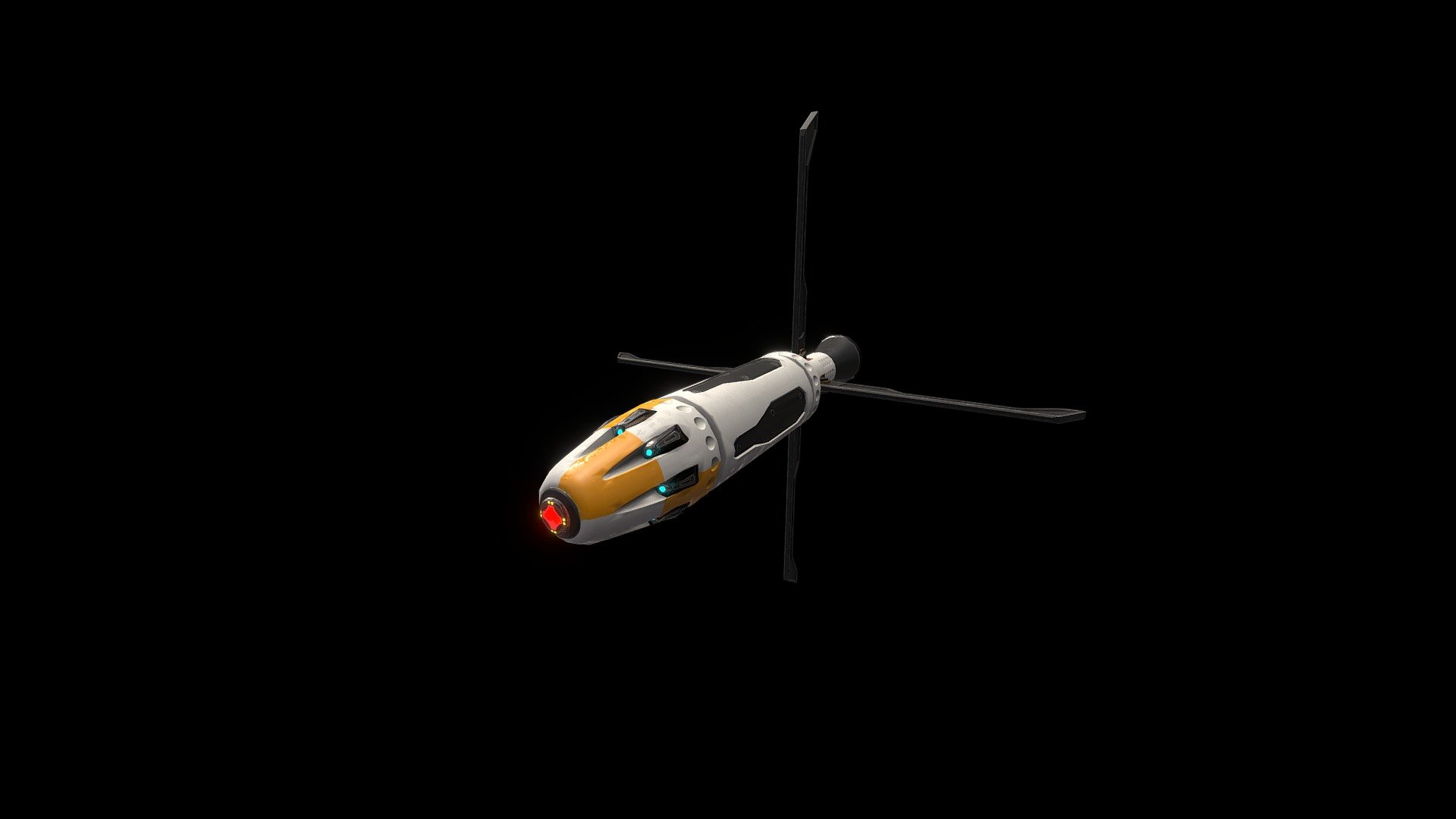 Smart Missile - 3D model by ValiantDan [ecf40ed] - Sketchfab