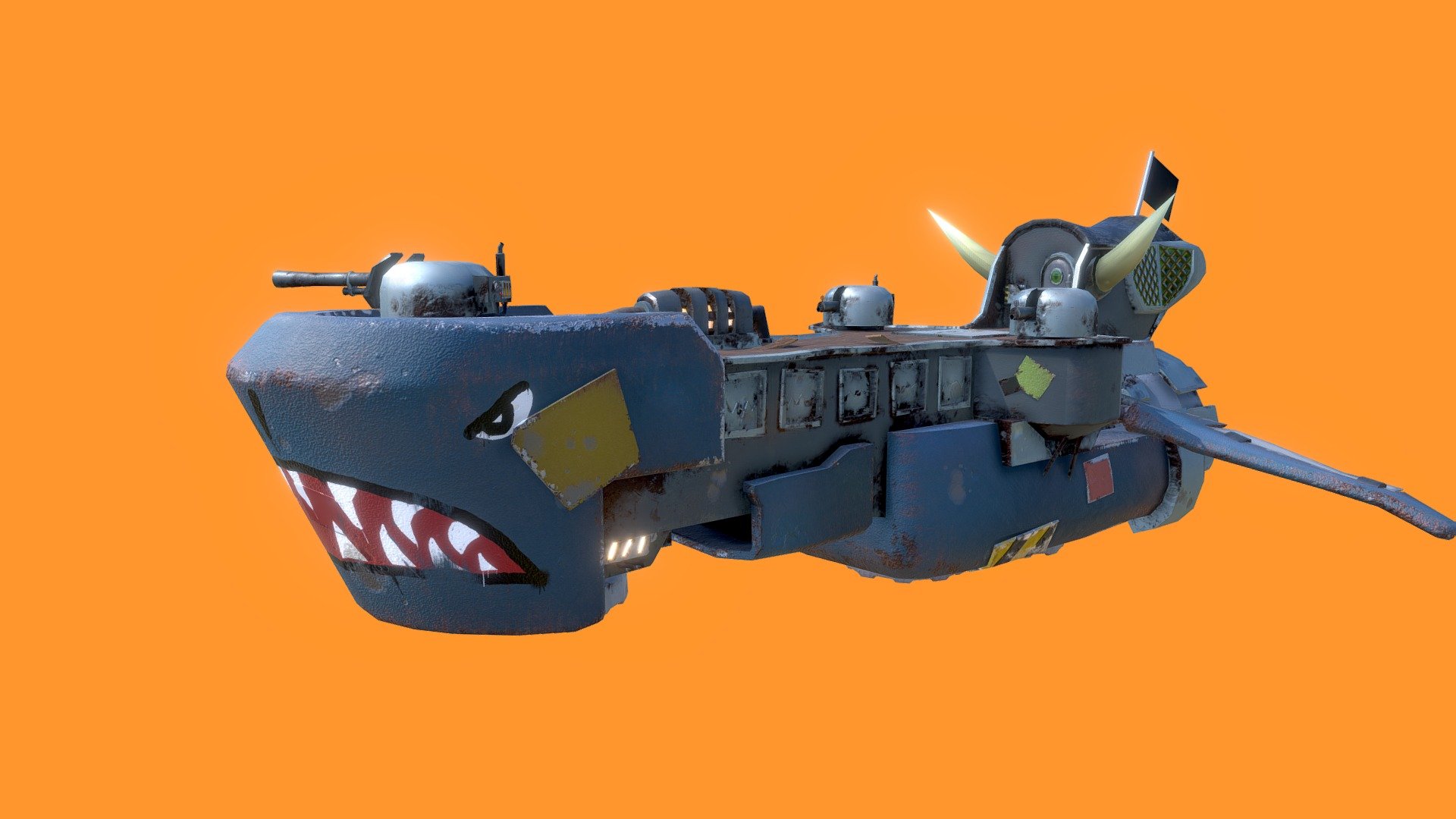 Bat Ship - Buy Royalty Free 3D model by Daftking [ecf4d72] - Sketchfab ...