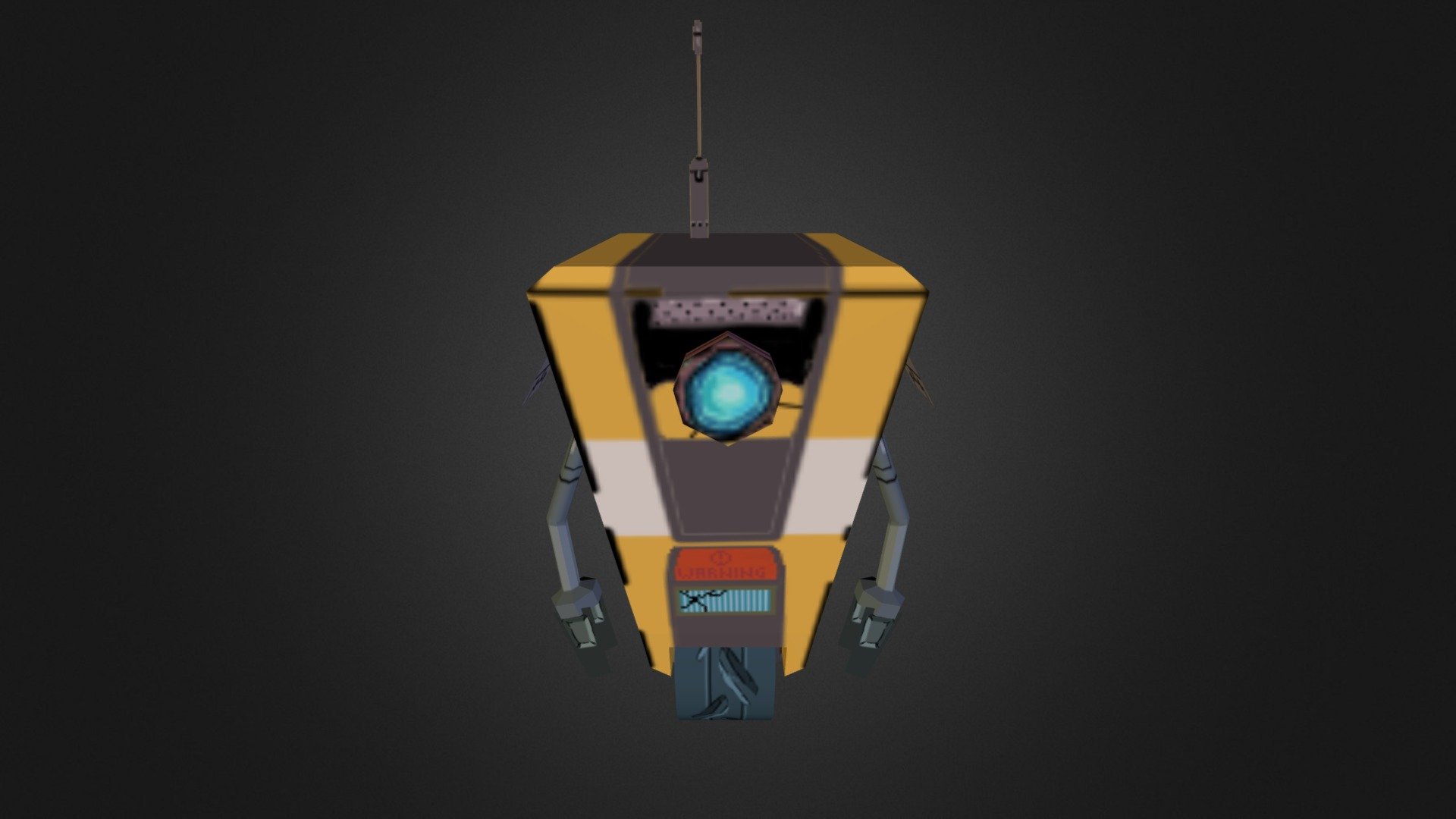 Claptrap lowpoly - 3D model by rhys.lawson [ecf4e59] - Sketchfab