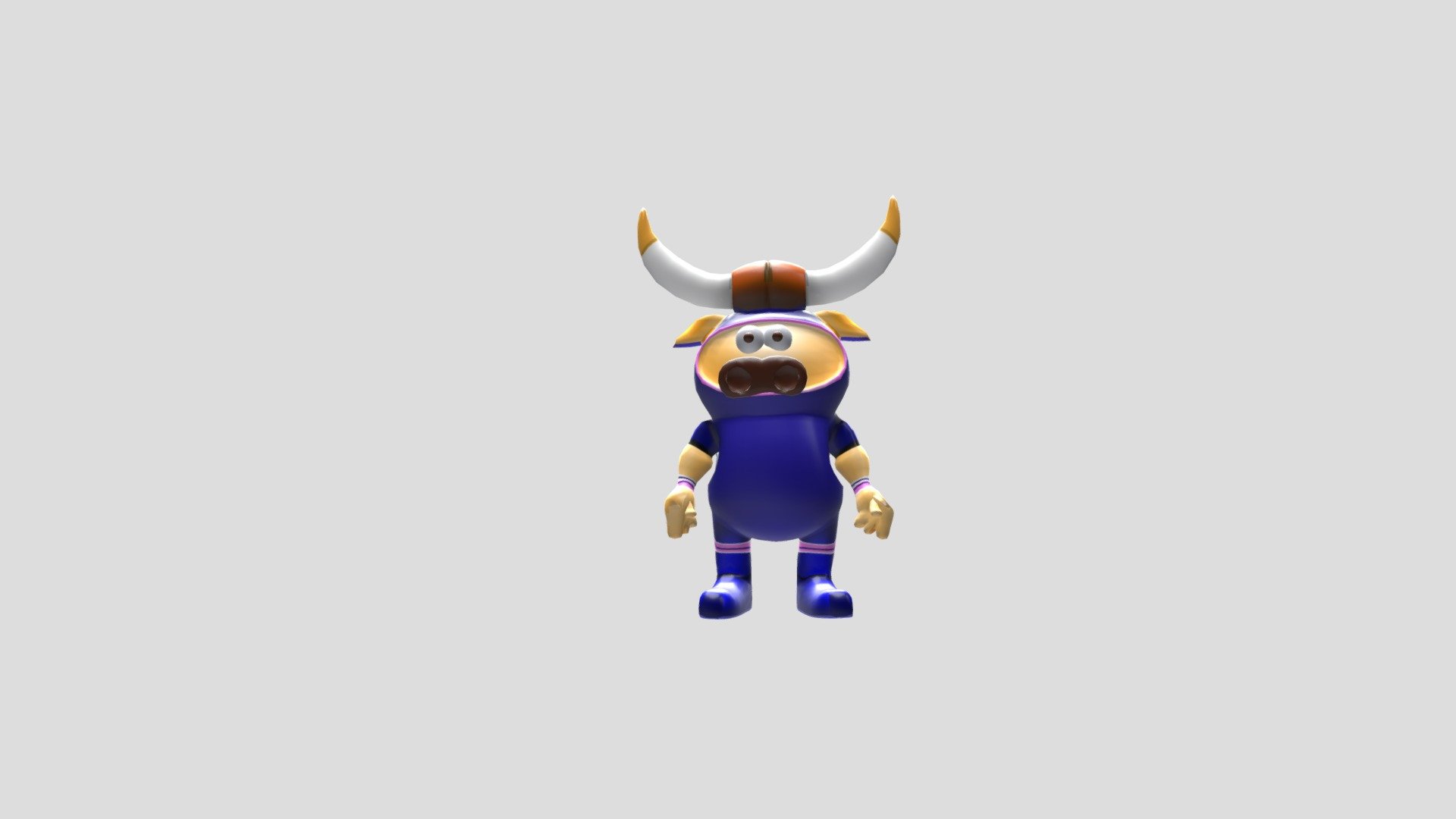 blue bull - Download Free 3D model by aki74 [ecf506f] - Sketchfab