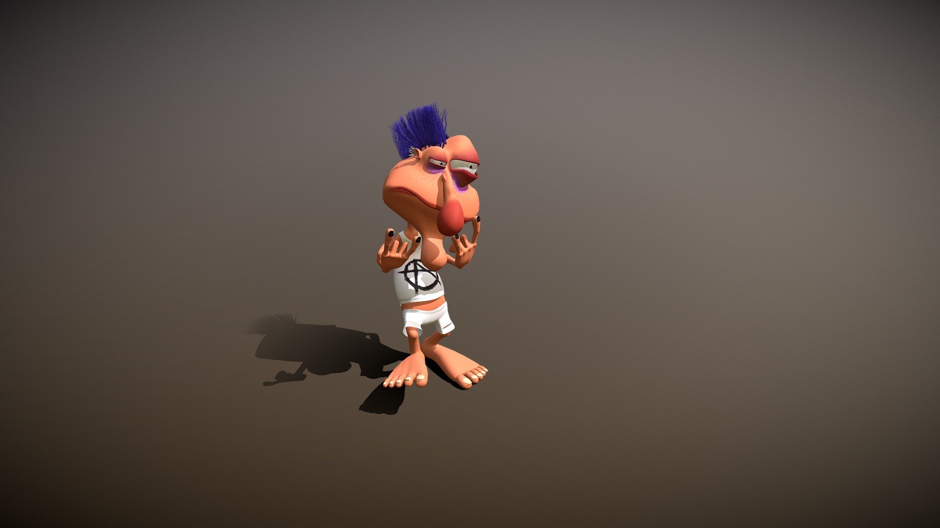 punk - Buy Royalty Free 3D model by pinotoon [ecf6c1f] - Sketchfab Store