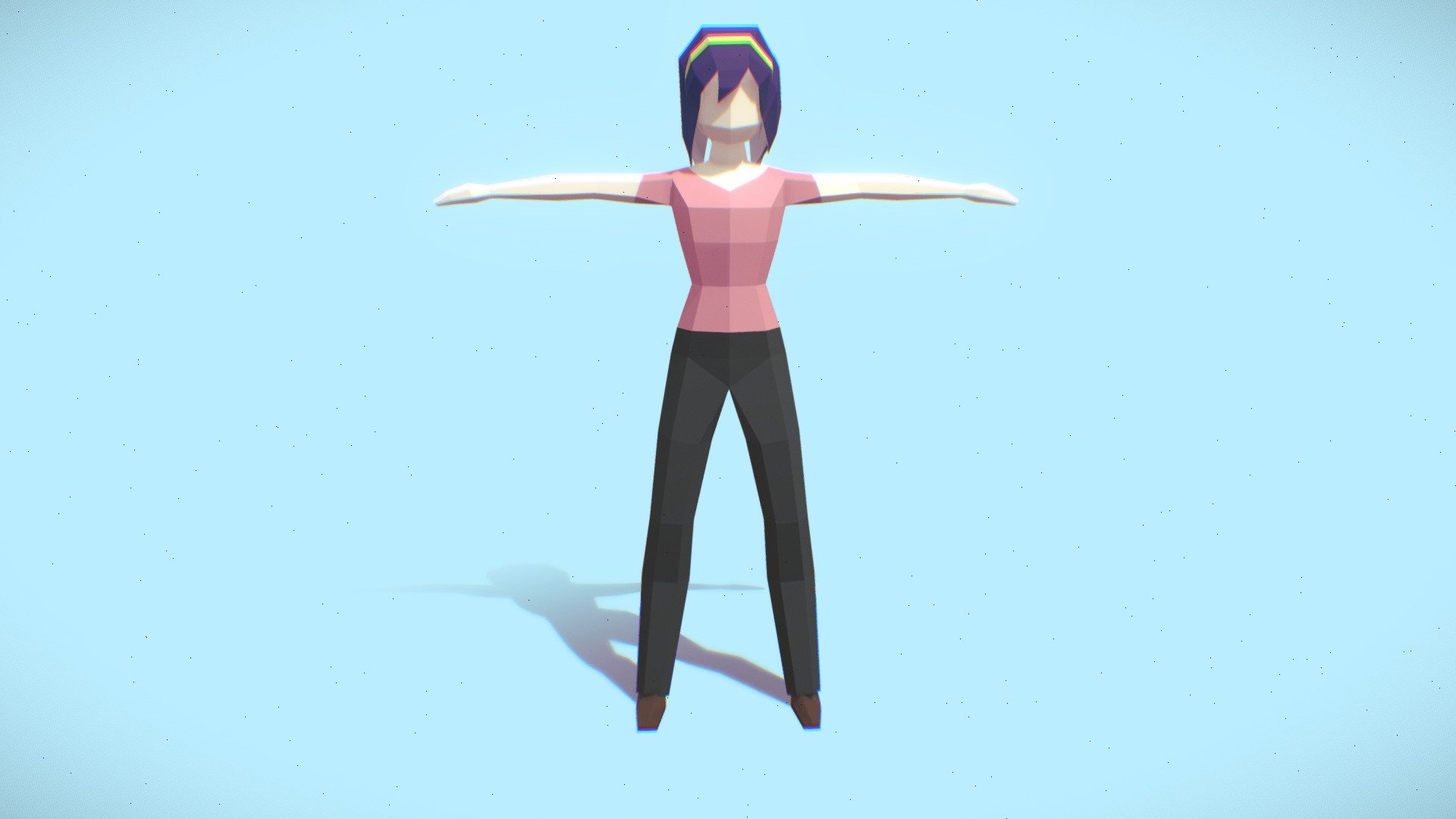 low poly character - Download Free 3D model by NatalieTeo [ecf8048 ...