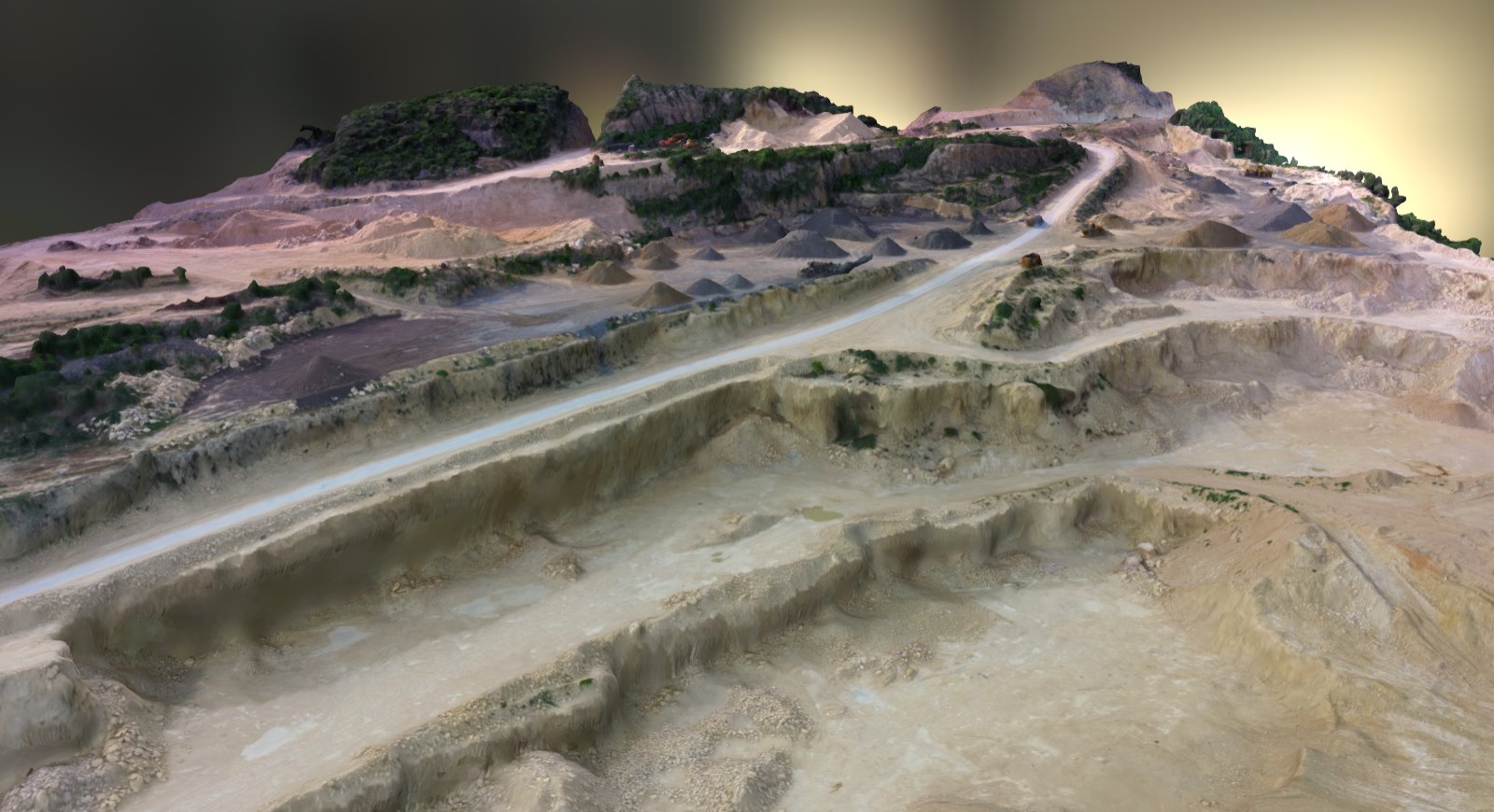 Limestone Quarry 3D Model - 3D model by jamaicauav [ecf9a6c] - Sketchfab
