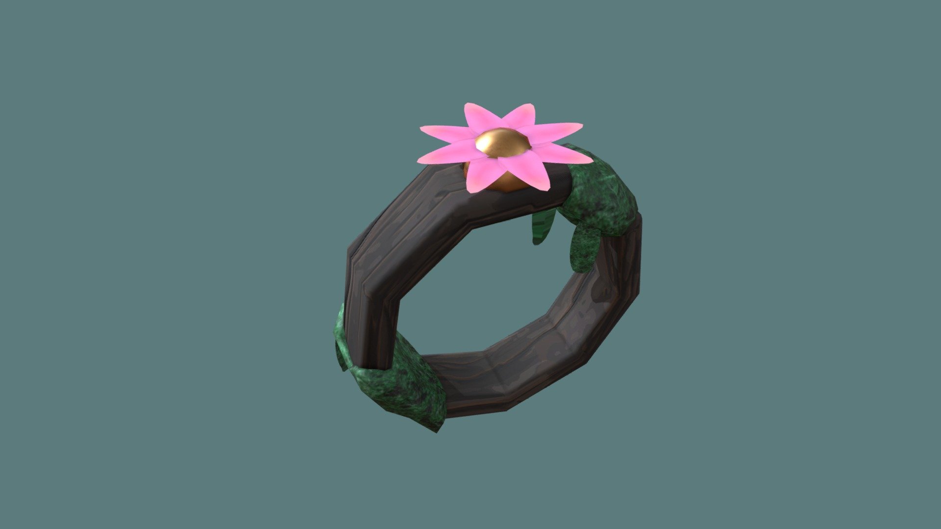 Flower Ring - 3D model by strawberryrae (@raesummers) [ecfd52f] - Sketchfab