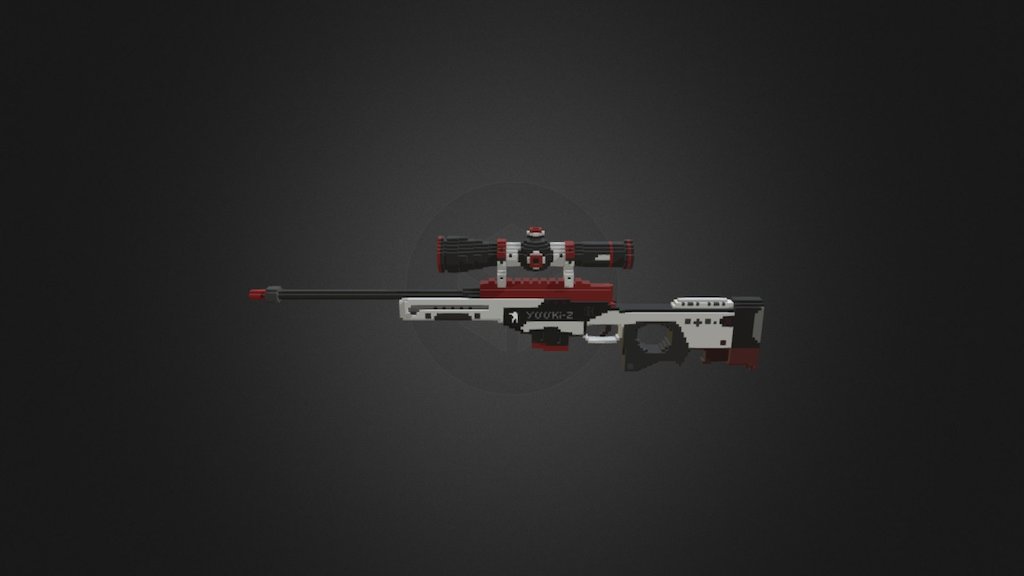 AWP | Red Steel [By HalfDAS] - 3D model by SirHalfDAS (@HalfDAS ...
