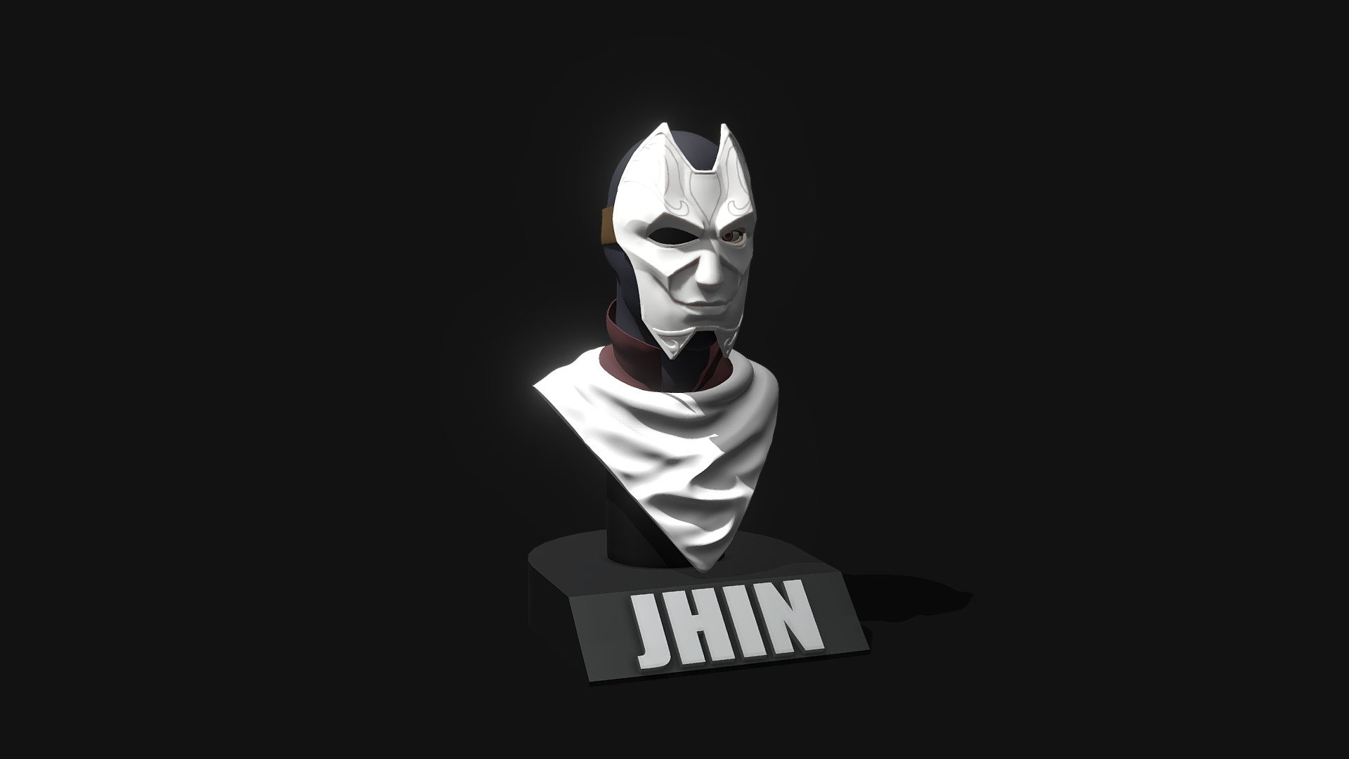 Jhin, the virtuoso from League of Legends - Buy Royalty Free 3D model ...