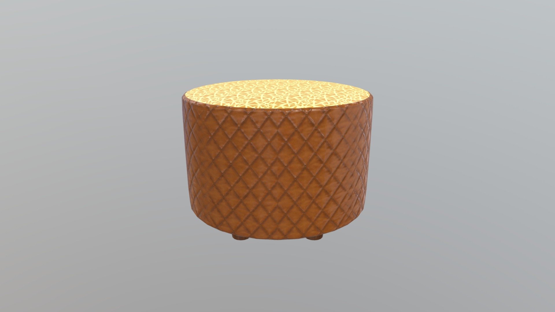 Fabric Pouf - 3D model by multicrowstudio [ed0141c] - Sketchfab