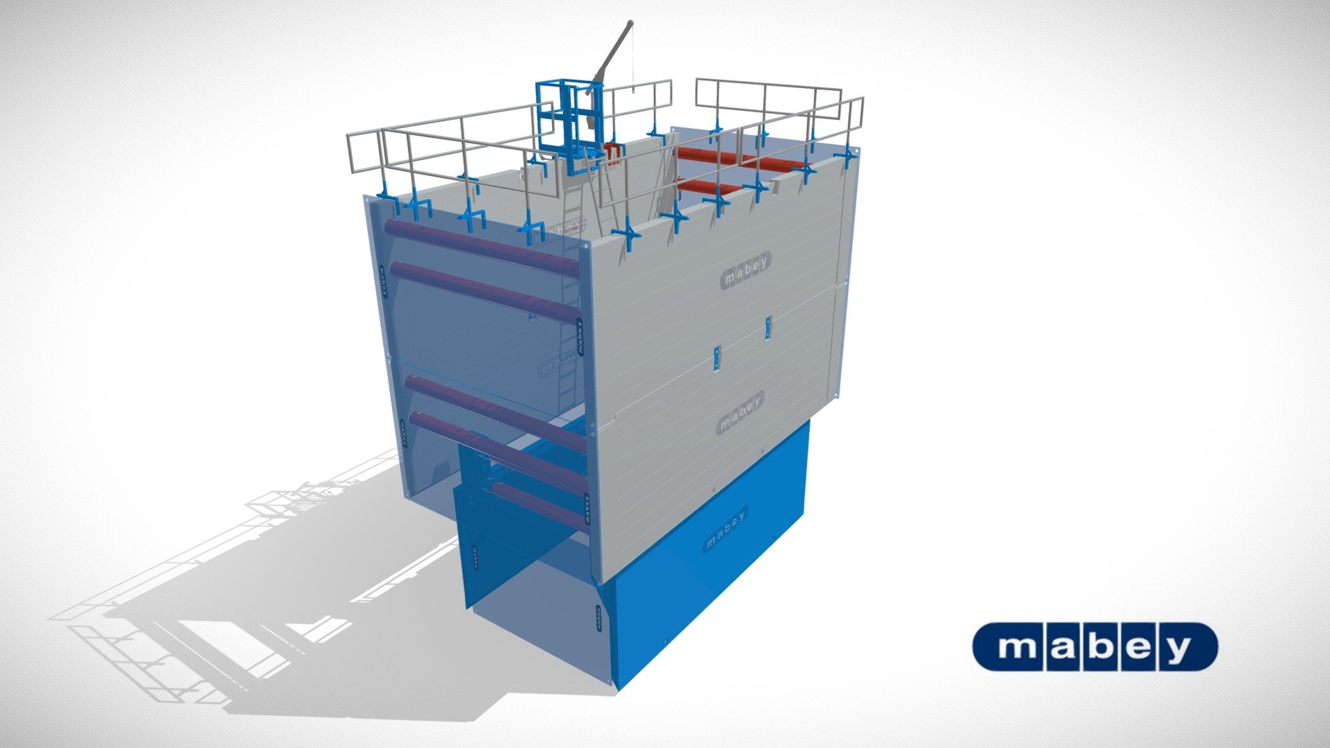 Launching Pit Shoring Solution - Versa & HD - 3D model by Mabey Hire ...