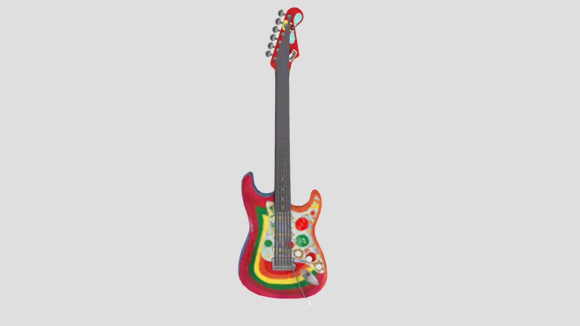 Fender Stratocaster Rocky - Download Free 3D model by scottpacker14 ...