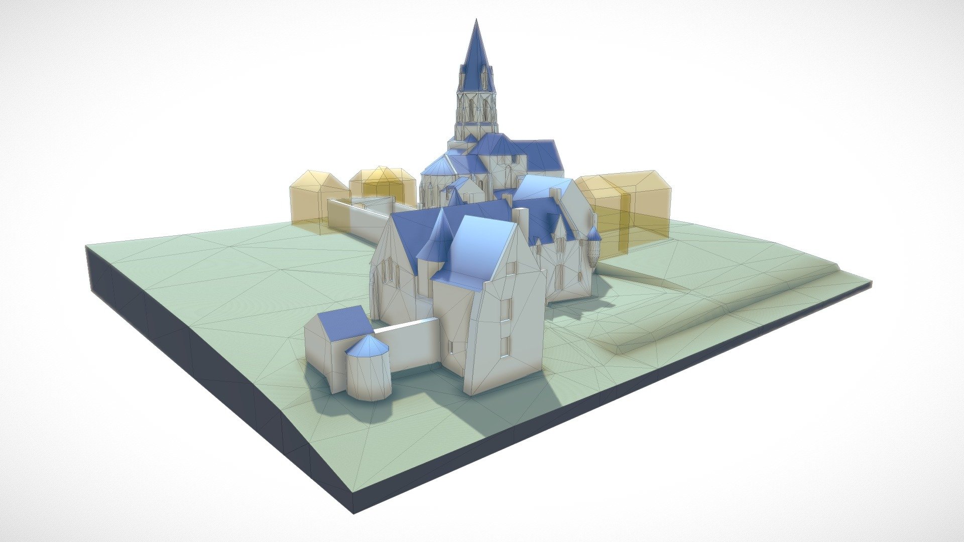 St-Remy - 3D model by Virtual-Archéo (@yannbernard) [ed01be3] - Sketchfab