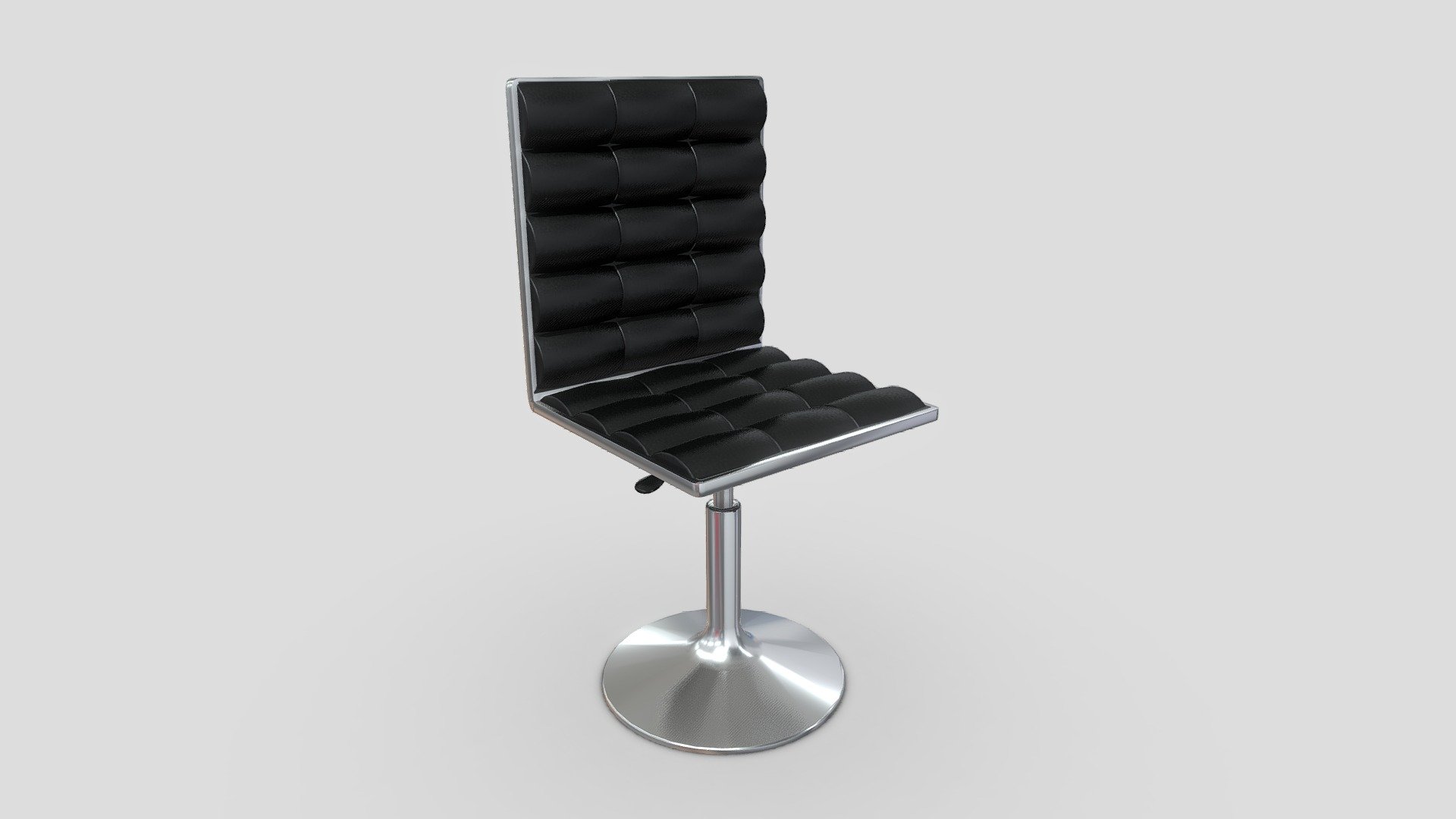 Adjustable Metal Studio Chair - Download Free 3D model by ...