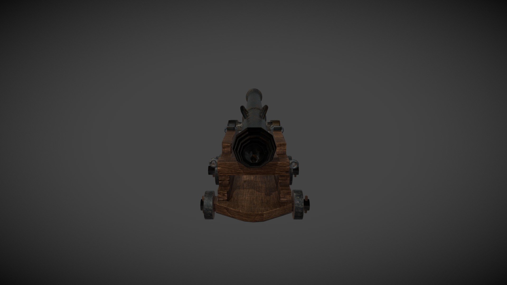 Textured Cannon - Download Free 3D model by cjbridges [ed03ded] - Sketchfab