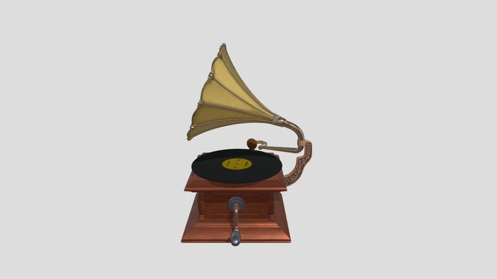 Gramophone 3D models - Sketchfab