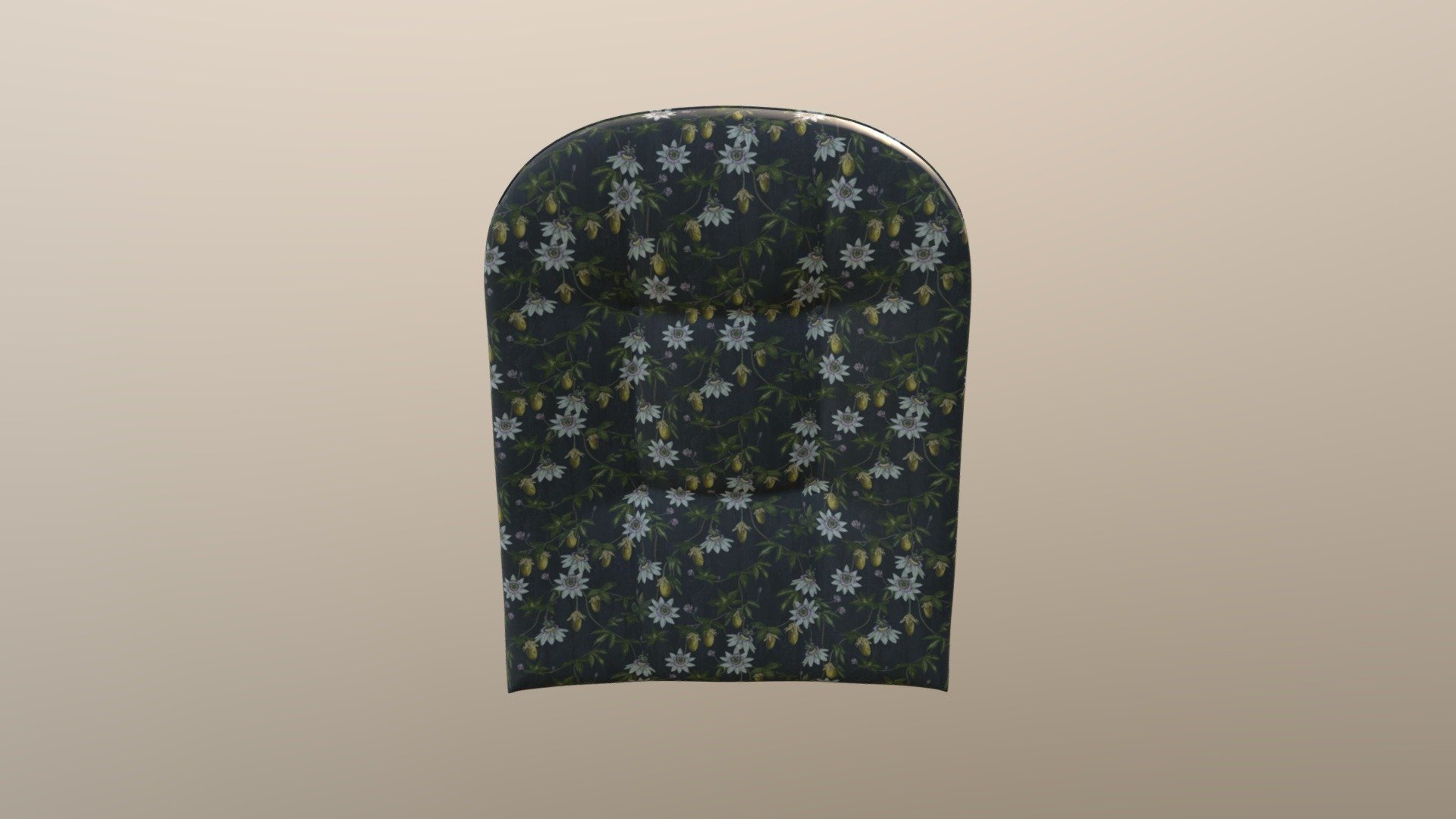 Foam & Fibre Padded Button Curved - 3D model by Altair Living ...