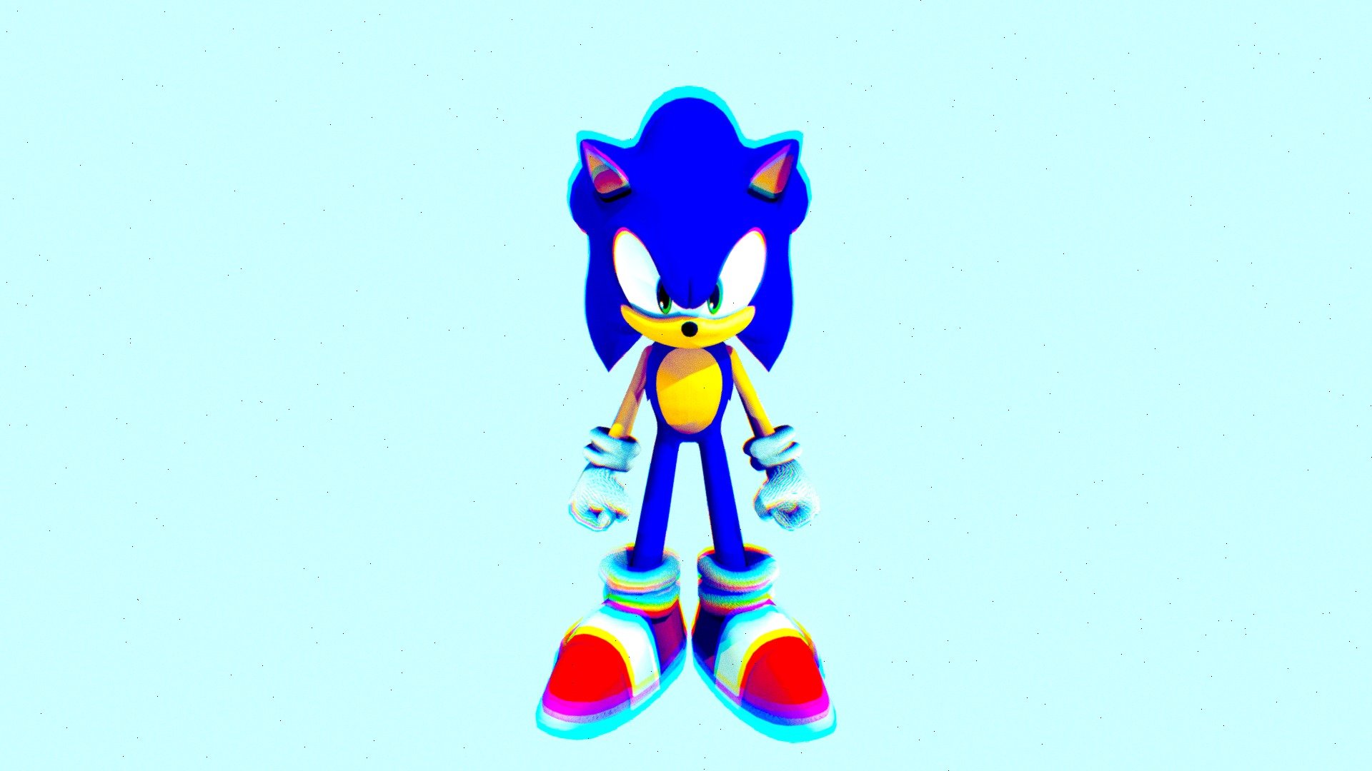 sonic-hd - 3D model by Spider34man [ed09a58] - Sketchfab