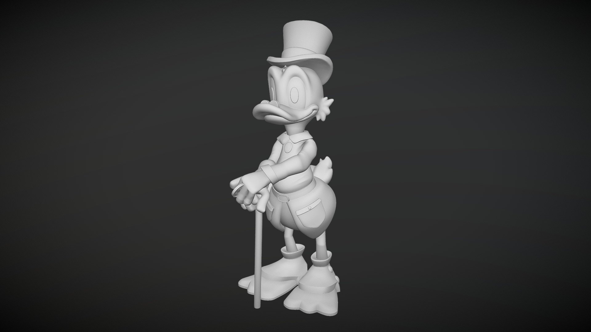 Scrooge McDuck / Tio rico - 3D model by JaviHow (@javihow7) [ed0a189 ...