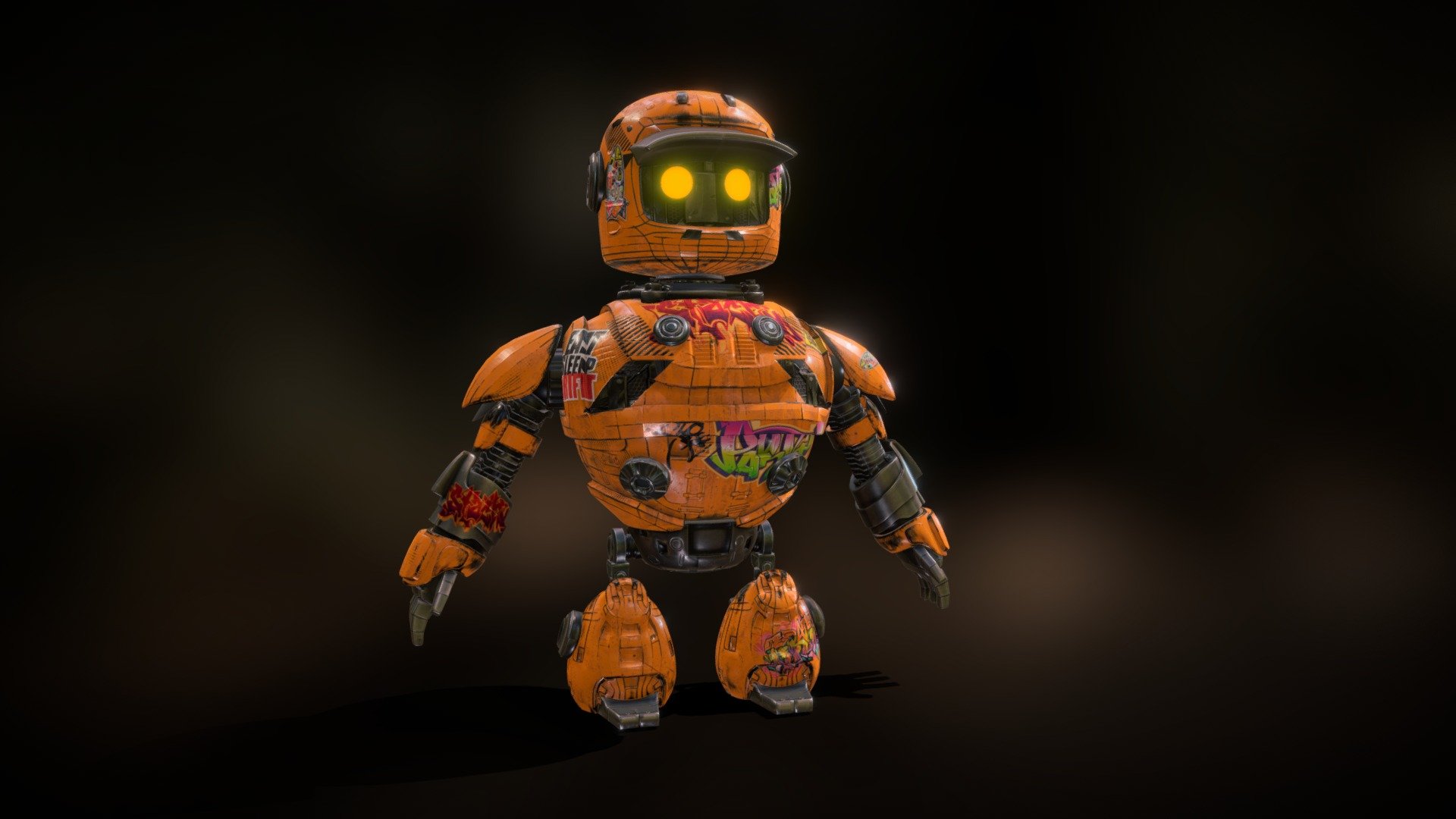 BOT CUTE MX-3456 by Oscar creativo - Buy Royalty Free 3D model by OSCAR ...