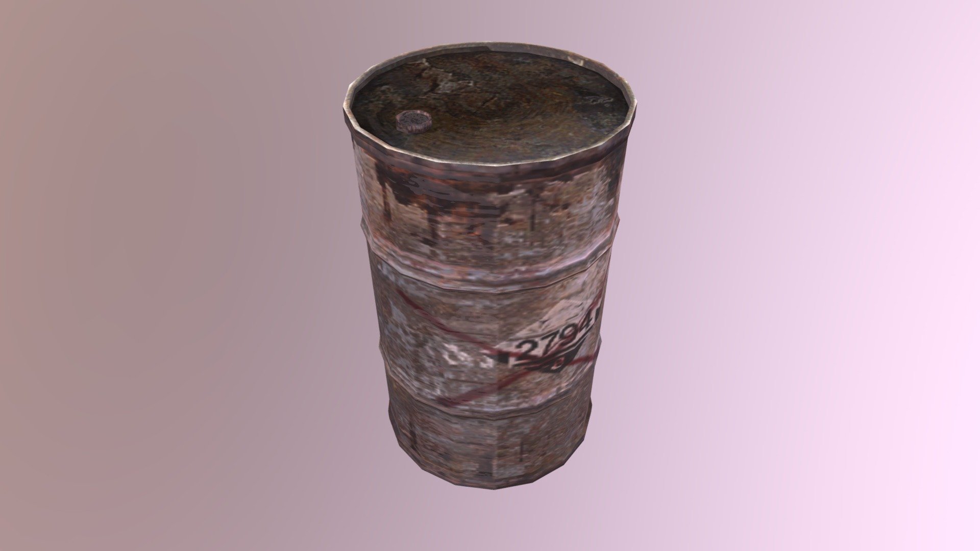 Old barrel - 3D model by Dernstnw_Veklns [ed0ad03] - Sketchfab