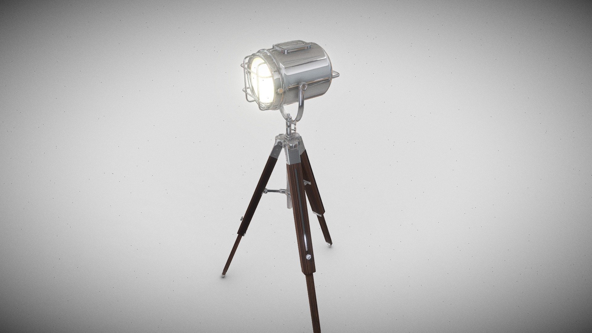 Tripod spotlight - 3D model by oberst [ed0afaa] - Sketchfab