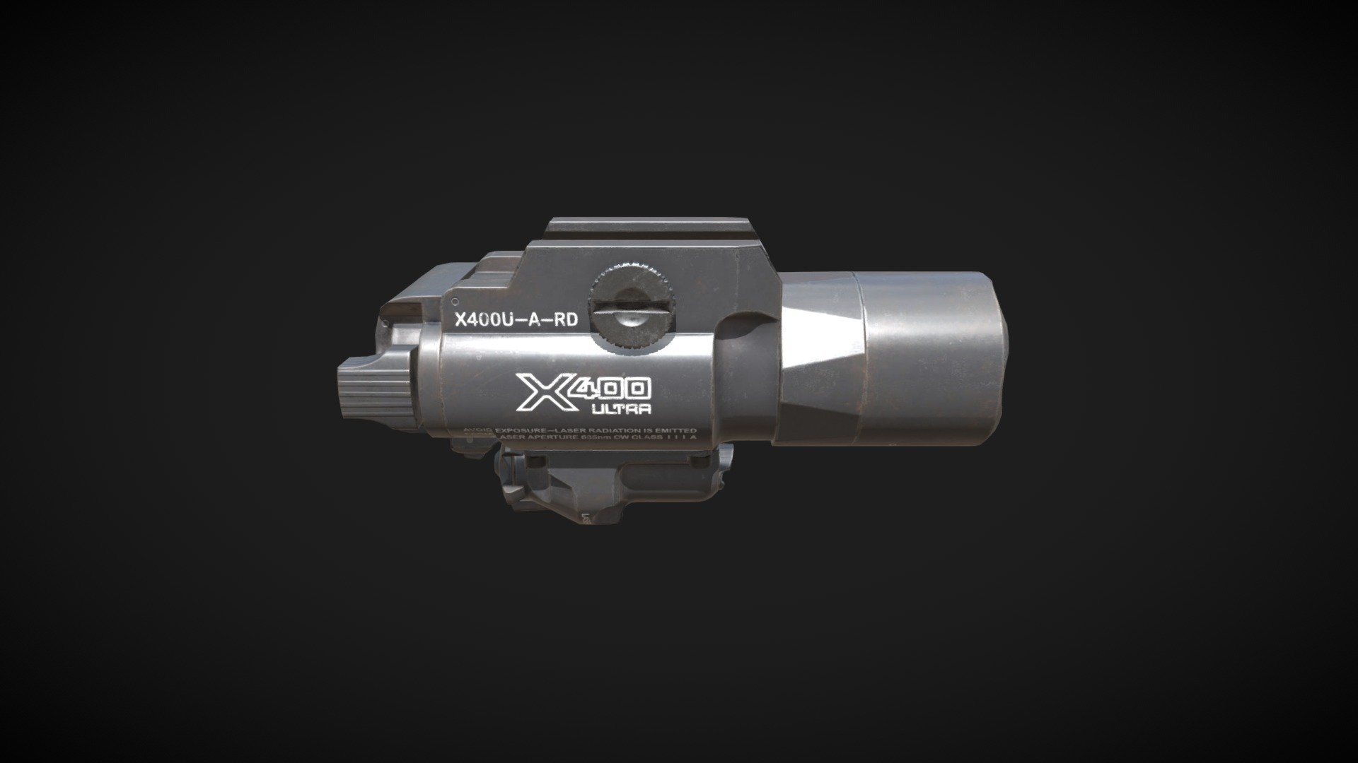 SureFire X400 Ultra Flashlight - Download Free 3D model by GregoryPie ...