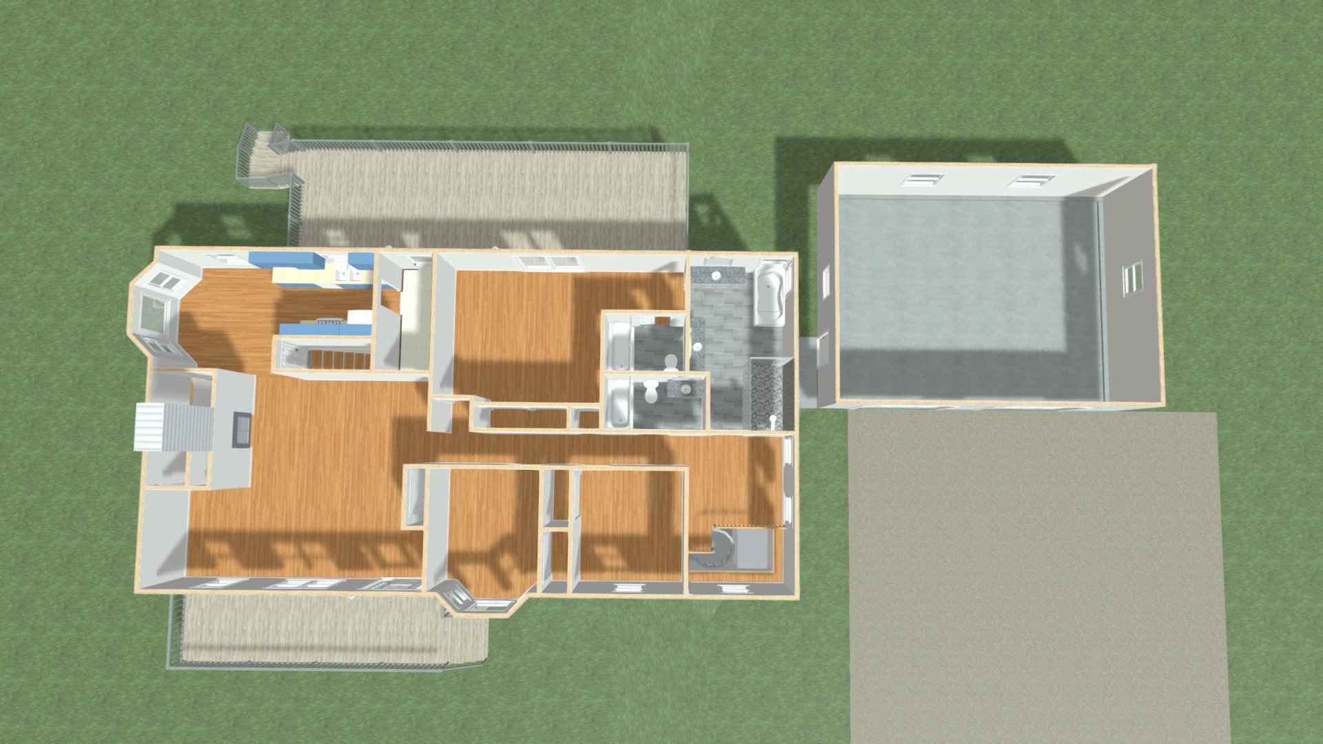 Addition Idea 2 - 1st Floor - Download Free 3D model by OakBridge ...