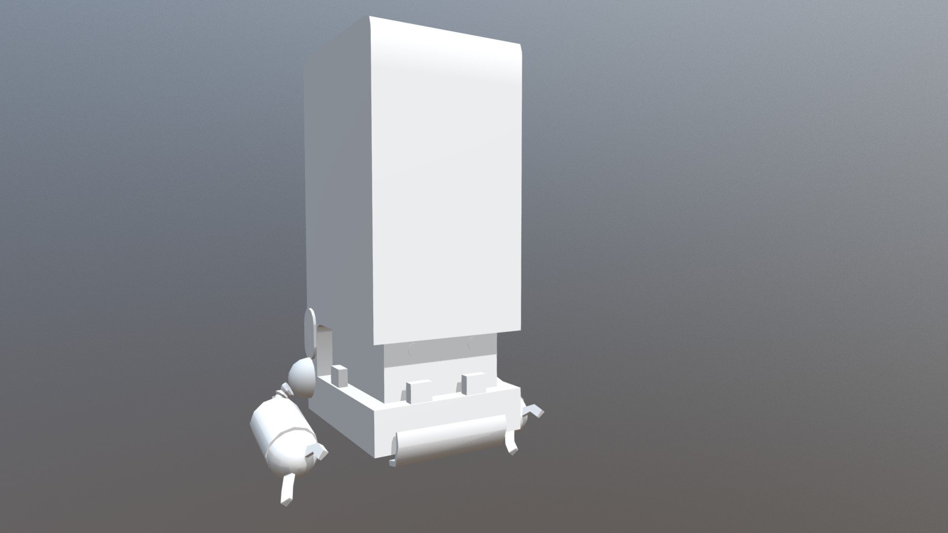 Sketchfab Square Robot - 3D model by emmalibby [ed0dda0] - Sketchfab