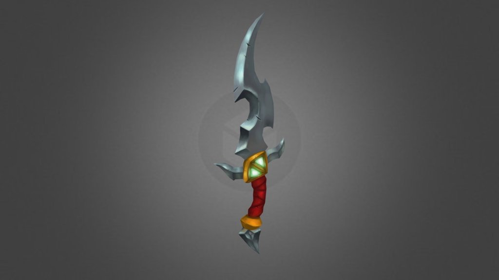 Hand Dagger - 3D model by irinabchan [ed1190a] - Sketchfab