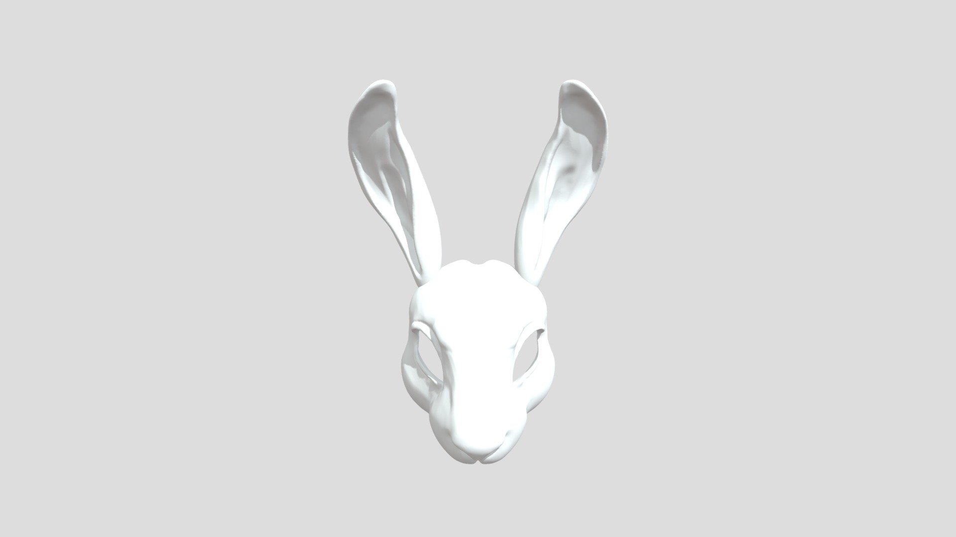 Rabbit Mask - 3D model by npcygan [ed164ae] - Sketchfab