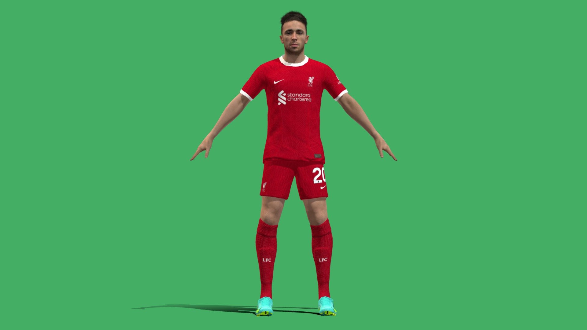 3D Rigged Diogo Jota Liverpool 2024 - 3D model by changjinew1 [ed16f83] - Sketchfab