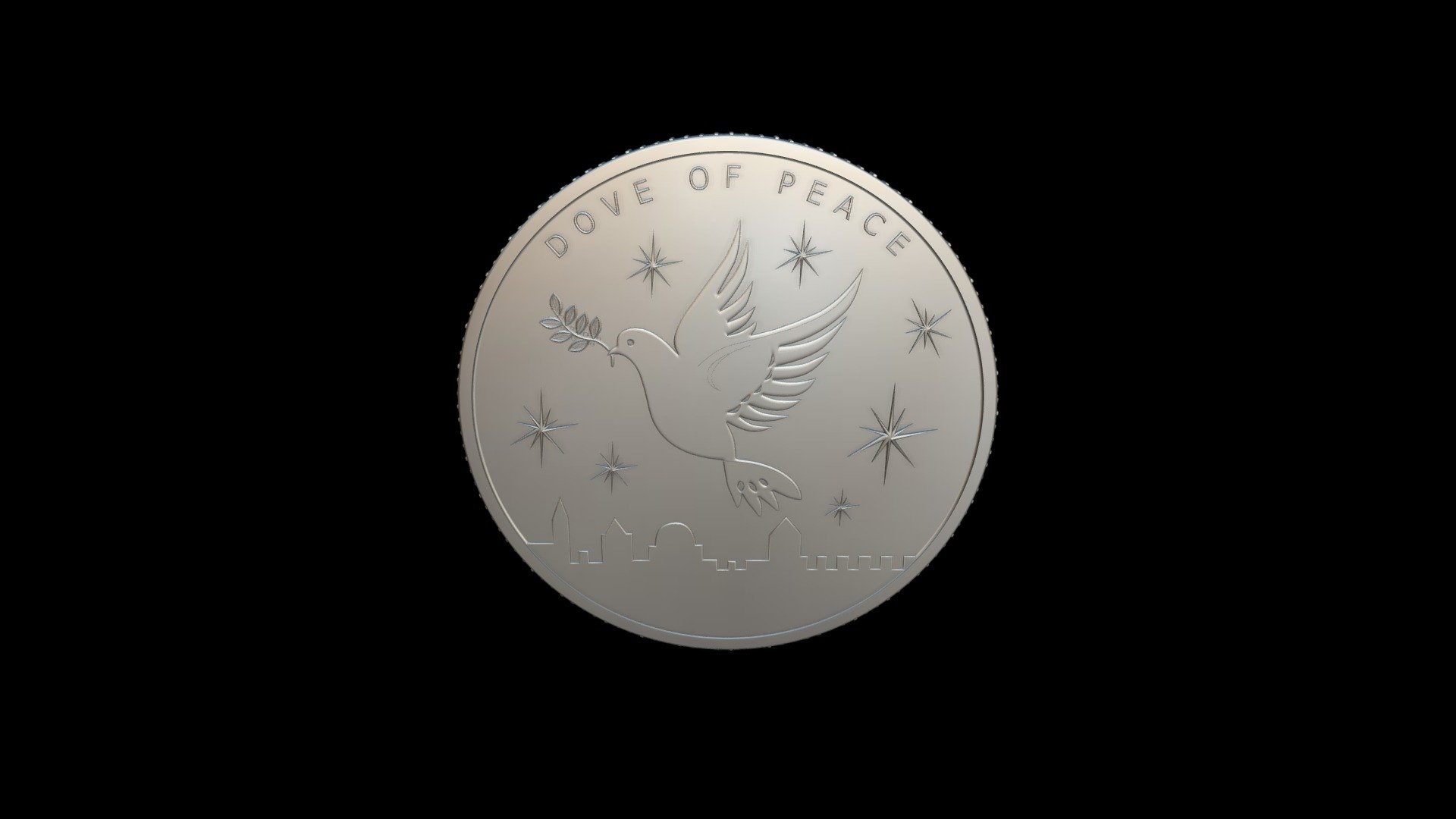 Silver Coin - 3D model by avivtal [ed18081] - Sketchfab