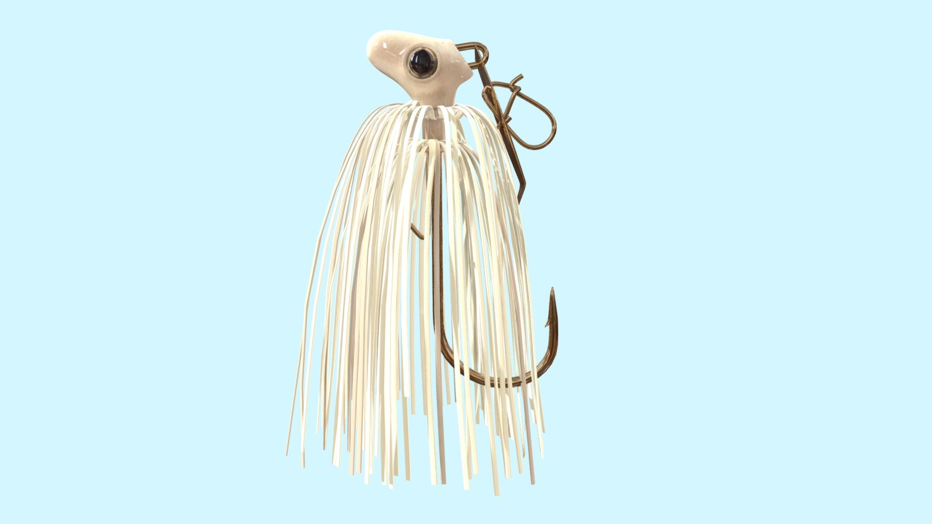 Fishing Spinner bait - Pearl - Buy Royalty Free 3D model by John Doe ...