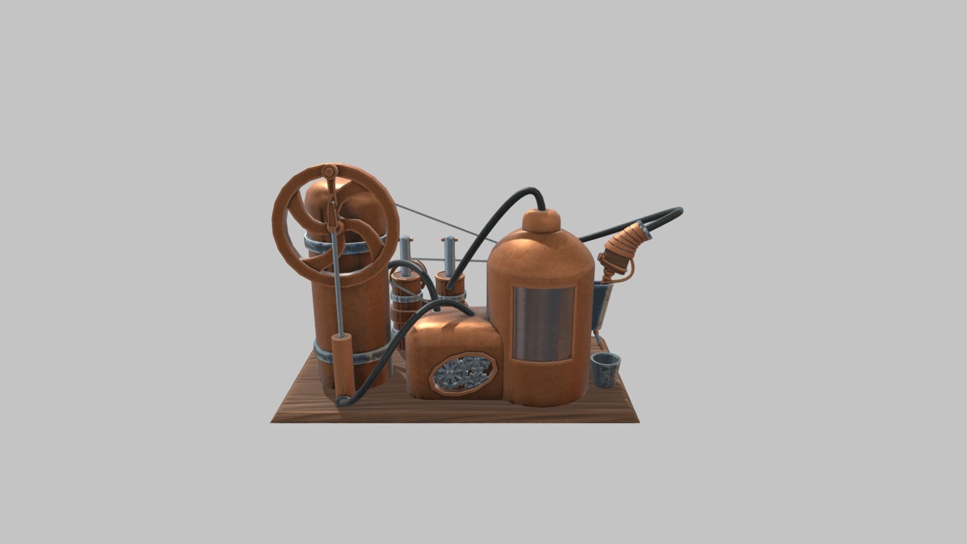 Copper_Pump - 3D model by julesfrancioni [ed18d2f] - Sketchfab
