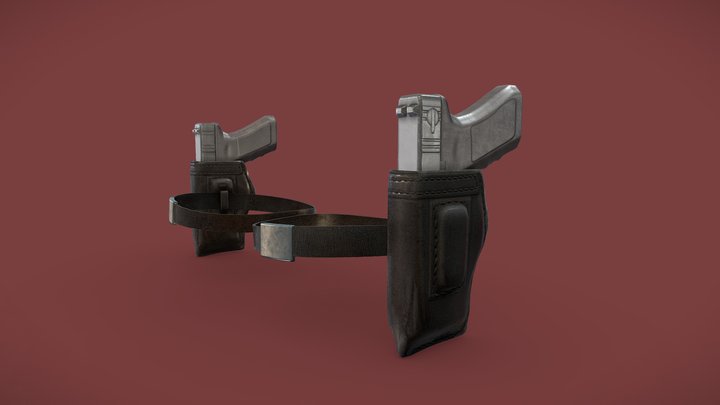 Holsters 3D models - Sketchfab