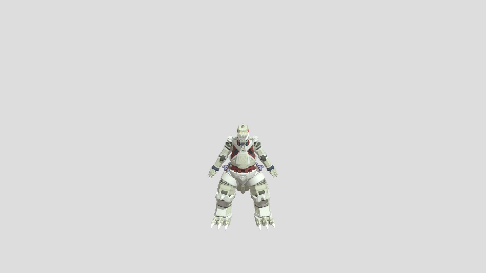 Robogodzilla (Mechagodzilla) singular point - Download Free 3D model by ...
