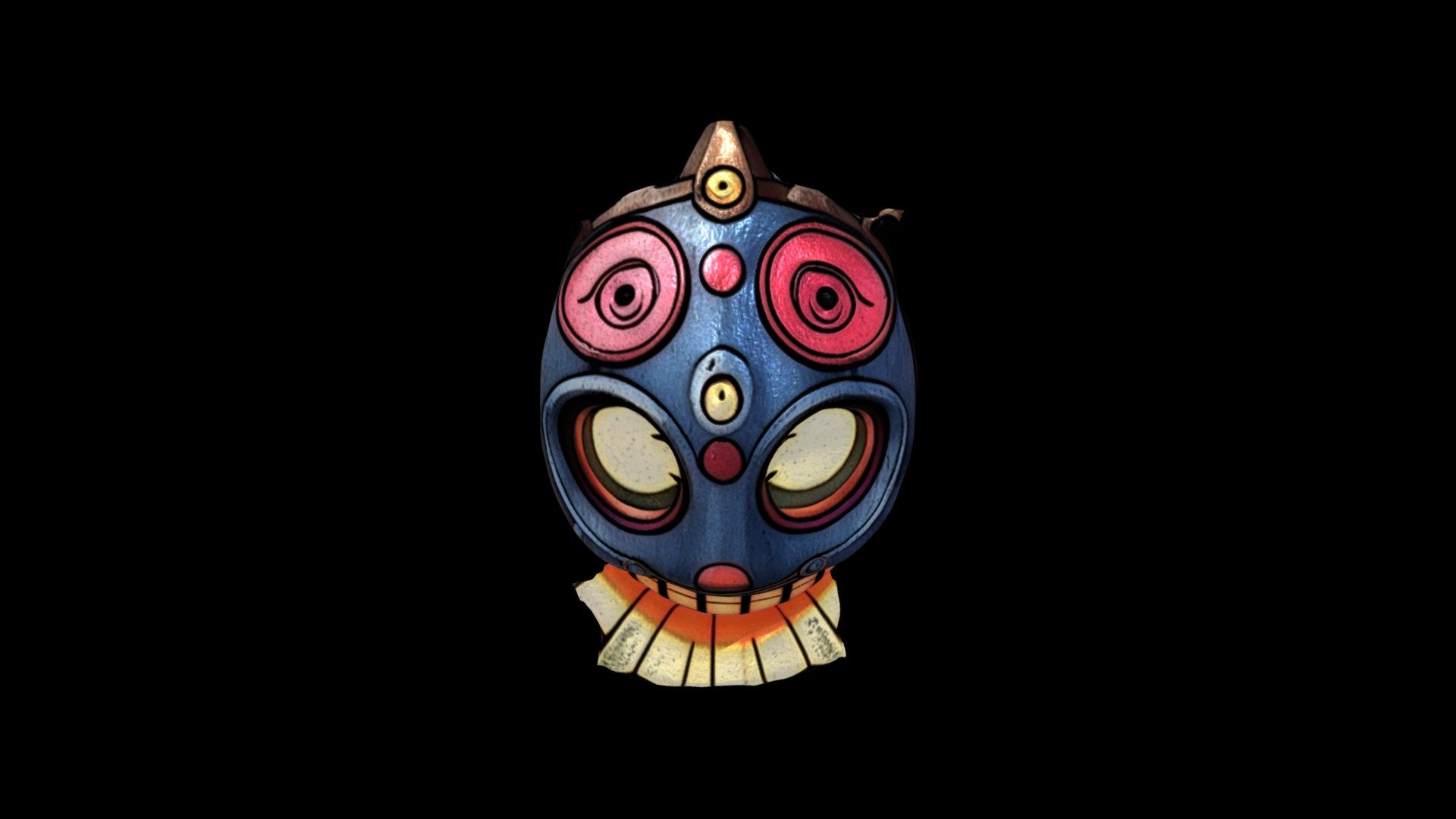 Happy Mask 369 - Download Free 3D model by klrxyz [ed1a987] - Sketchfab