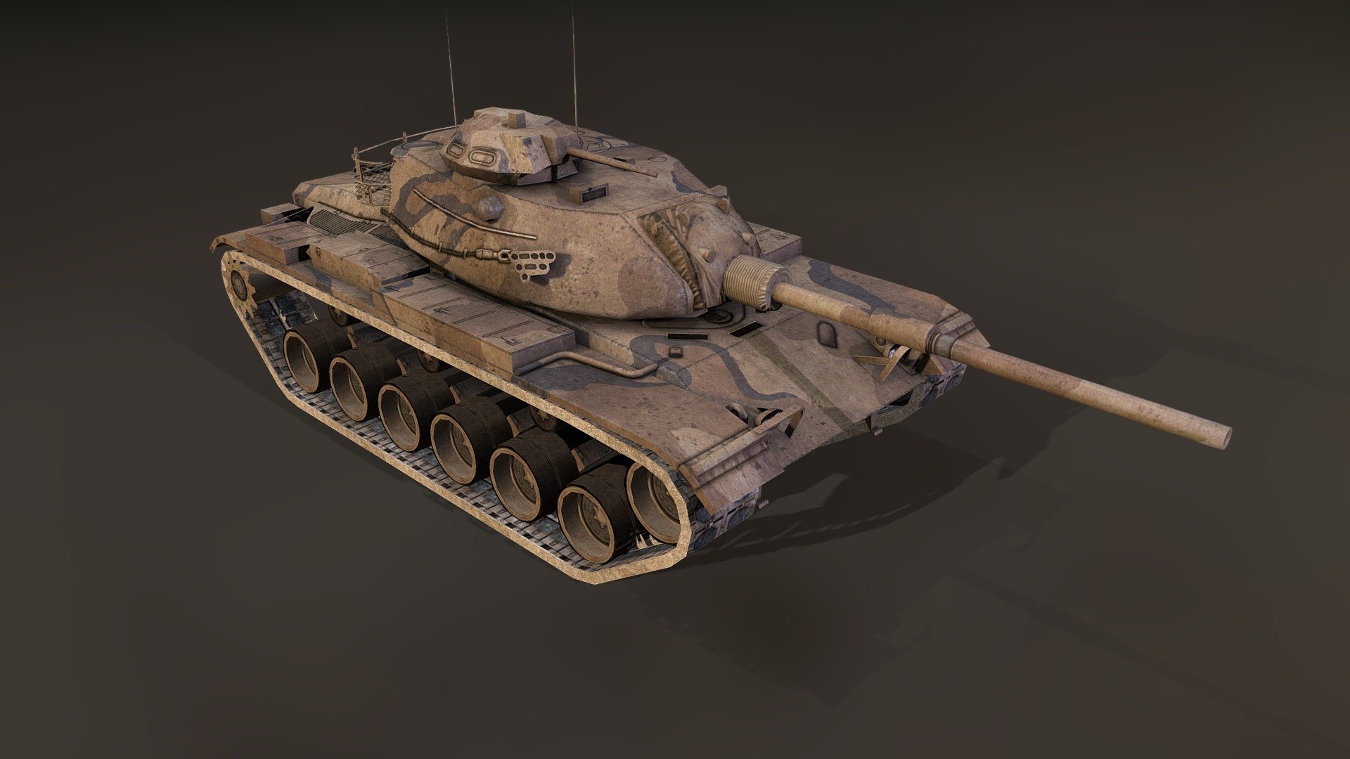 M60A3 - 3D model by czegledit [ed1c13d] - Sketchfab