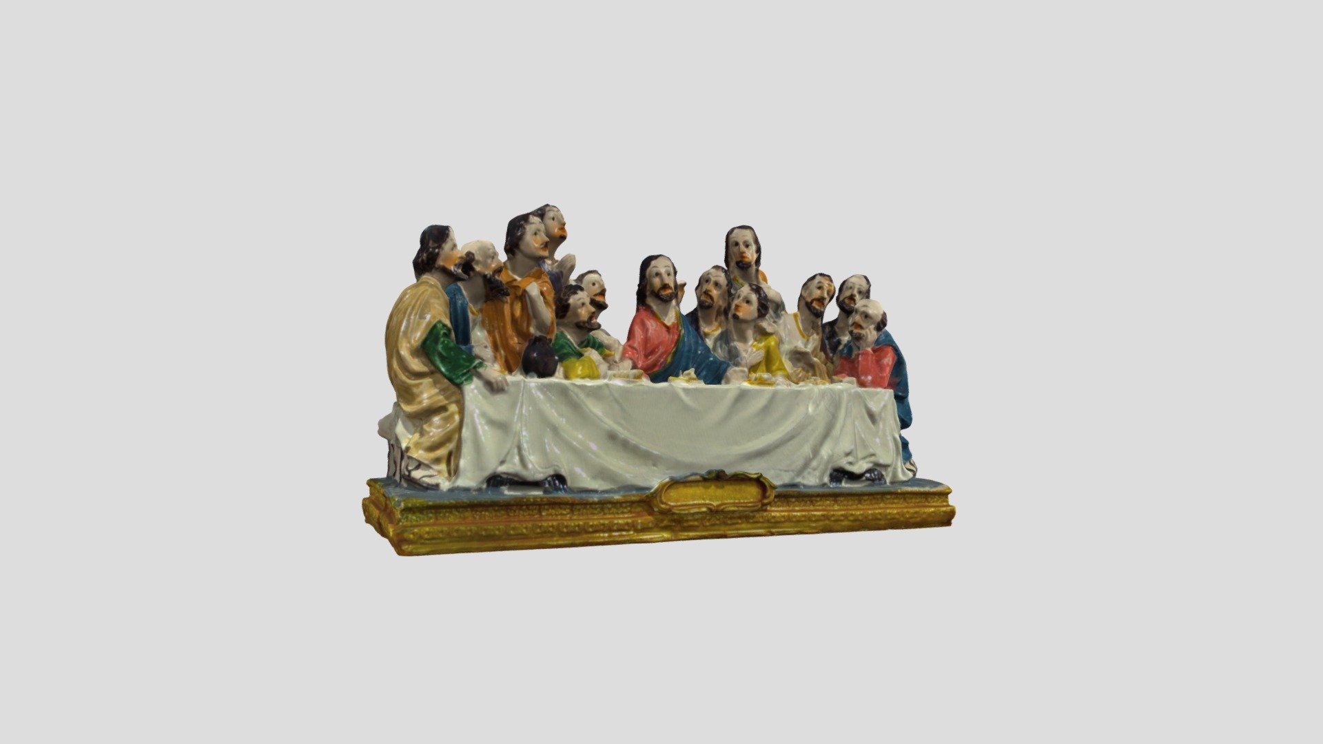Last Supper Figurine - 3D model by Aberdeen City Libraries ...