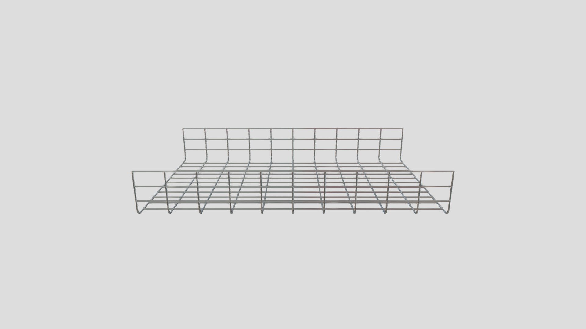 Mesh Cable Tray - 3D model by AlfazalEng [ed239cd] - Sketchfab