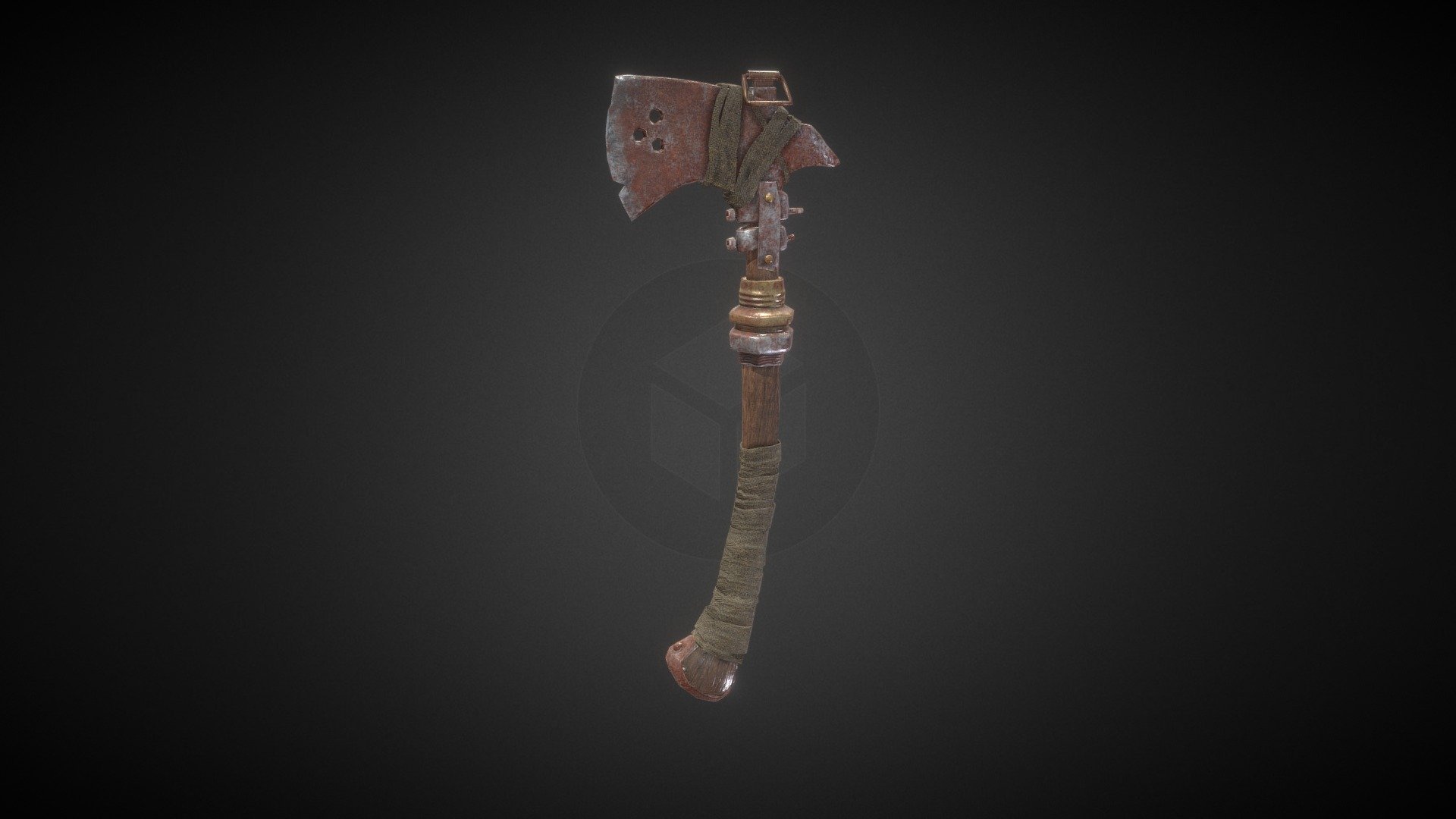 Rusty Axe - 3D model by Saper2001 [ed23ff4] - Sketchfab