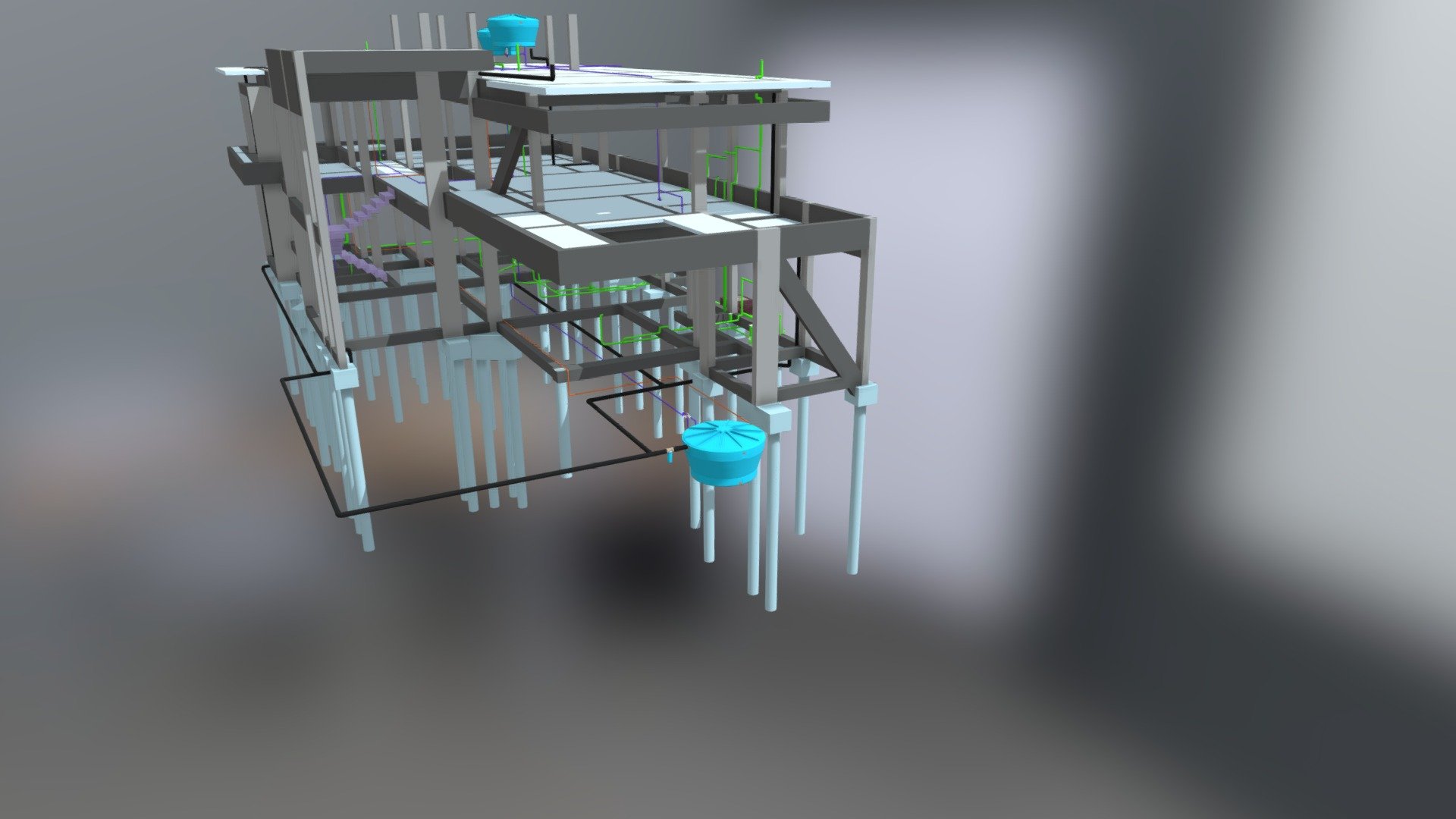 WETZ_PROJ PLUVIAL_KAMINSKI SOBRADO_R0+sanitario - 3D model by WETZ ...