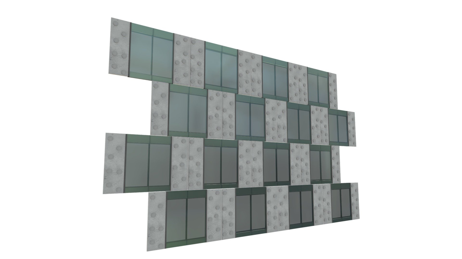 Infinite Facade Artistic Concept 01 - 3D model by CLARK PACIFIC ...